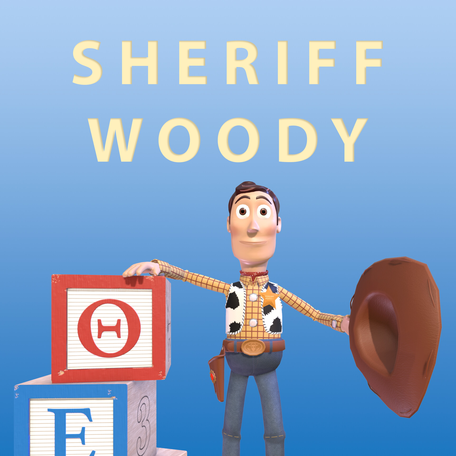 ArtStation - Sheriff Woody