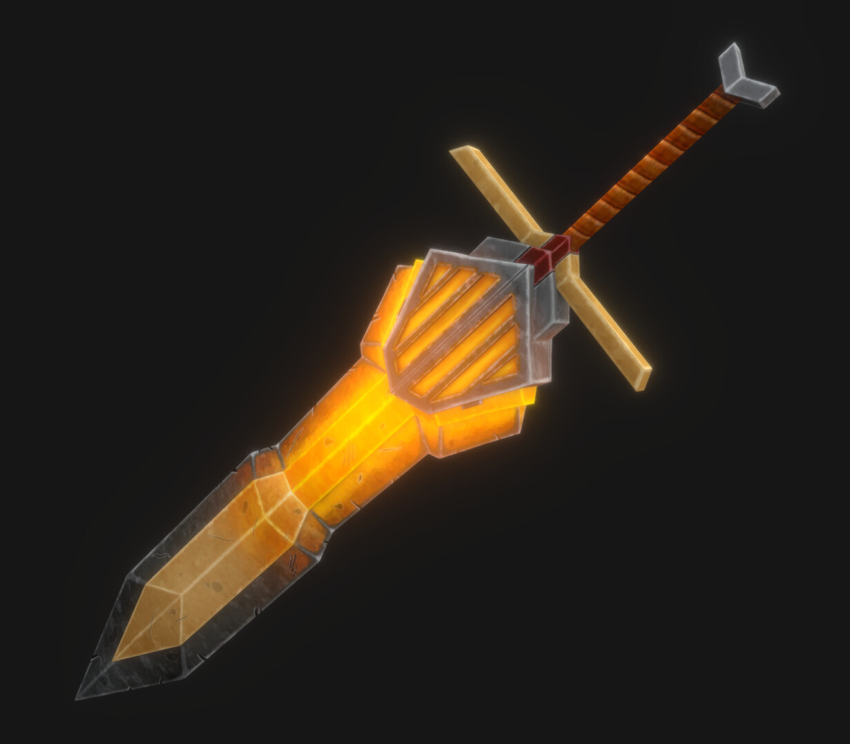 ArtStation - Furnace Sword - Stylized - Dissertation