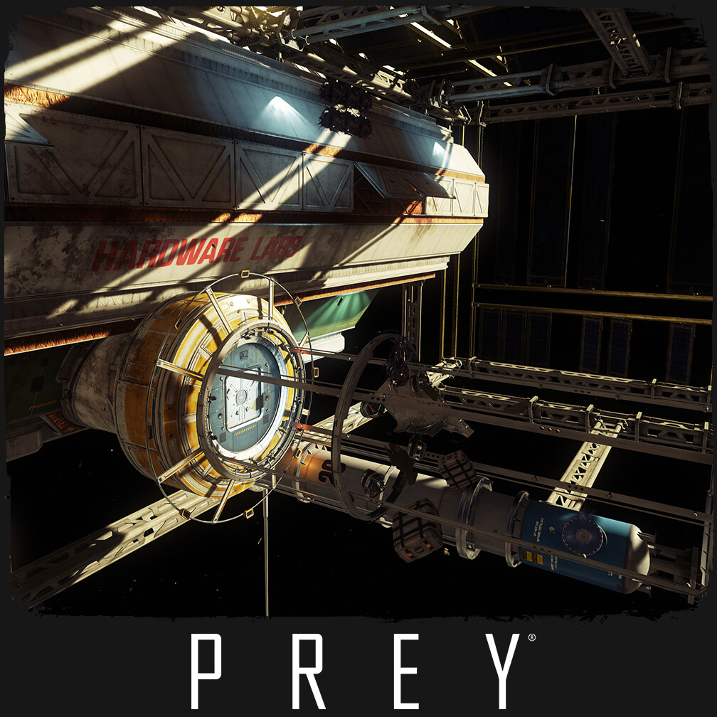 ArtStation - PREY Station Airlock Exterior