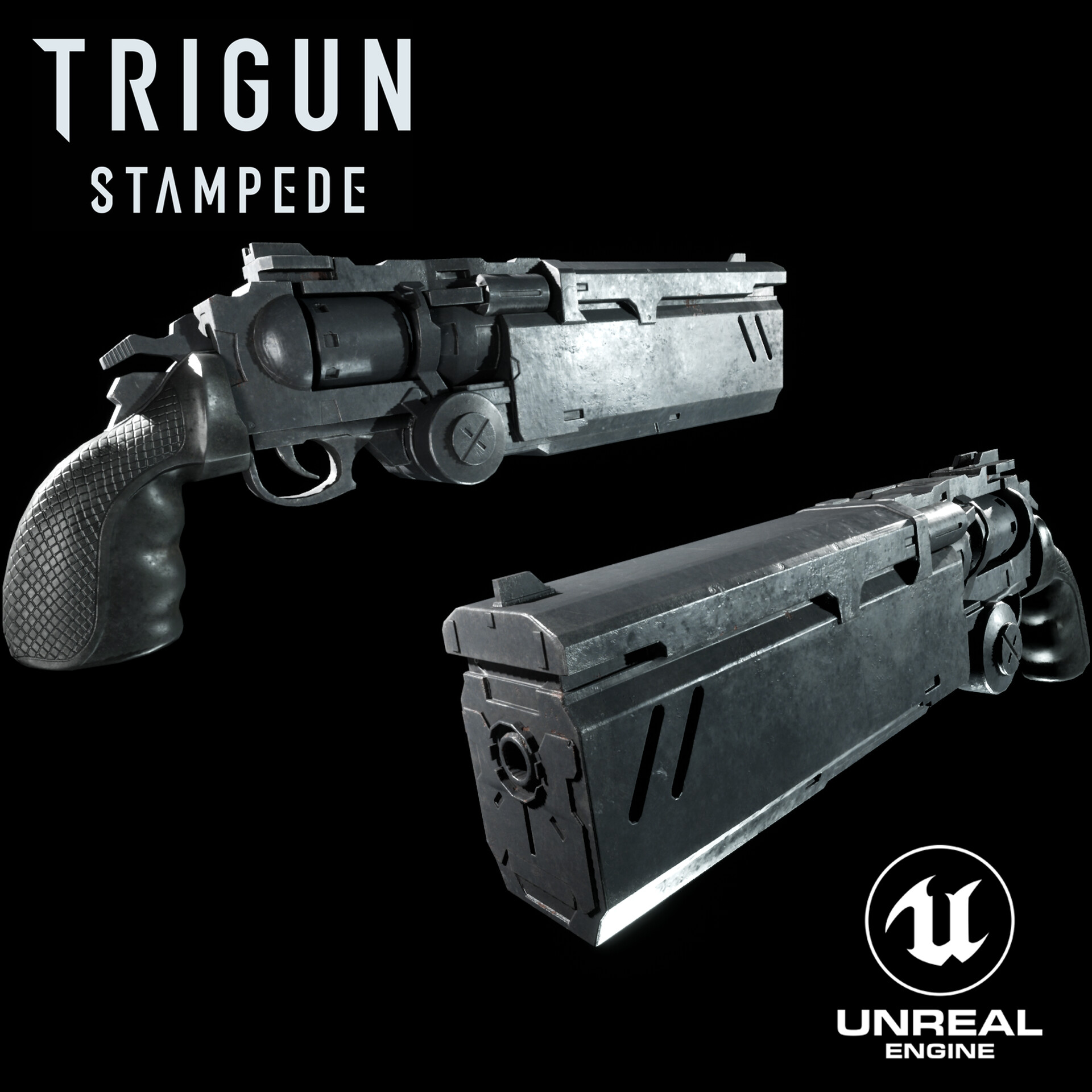 ArtStation - Vash's Gun Fanart - Trigun Stampede