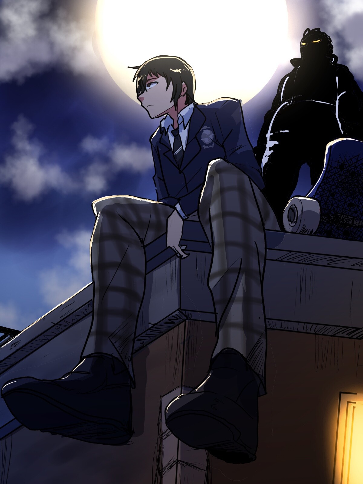 ArtStation - Roof scene