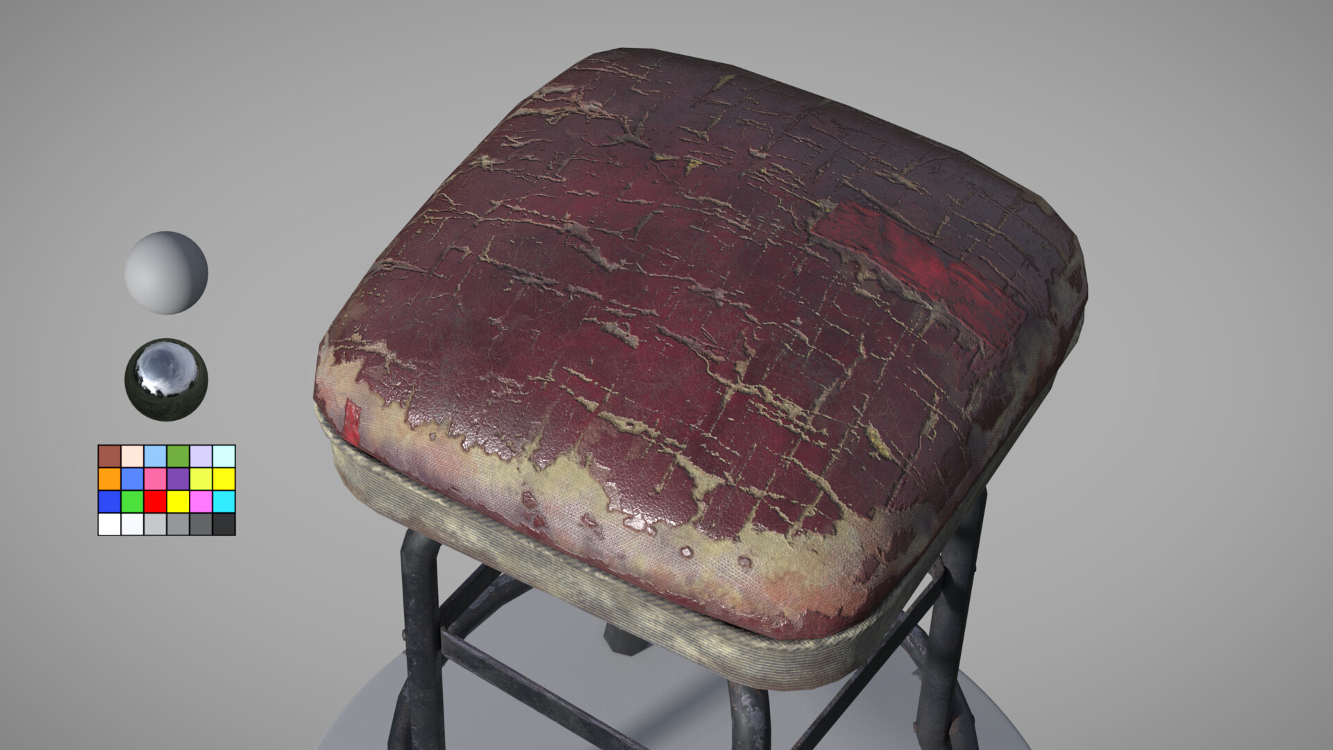 ArtStation - Real-time Prop - Stool