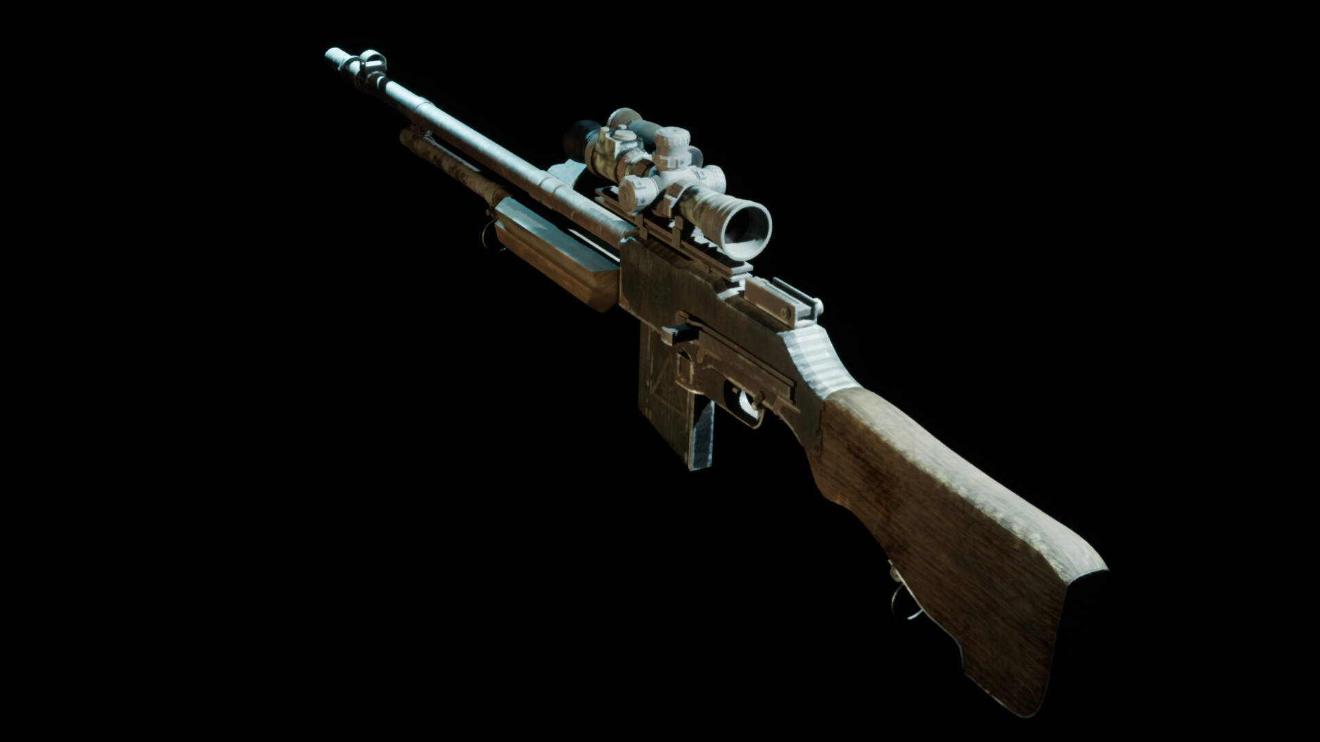 ArtStation - 1918 Rifle - 3D Model - Unreal Engine