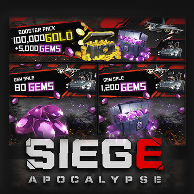 ArtStation - Siege Apocalypse Store Screen Offer Package UI