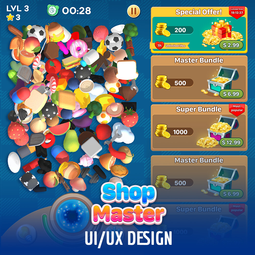 ArtStation - Shop Master - UI/UX Design