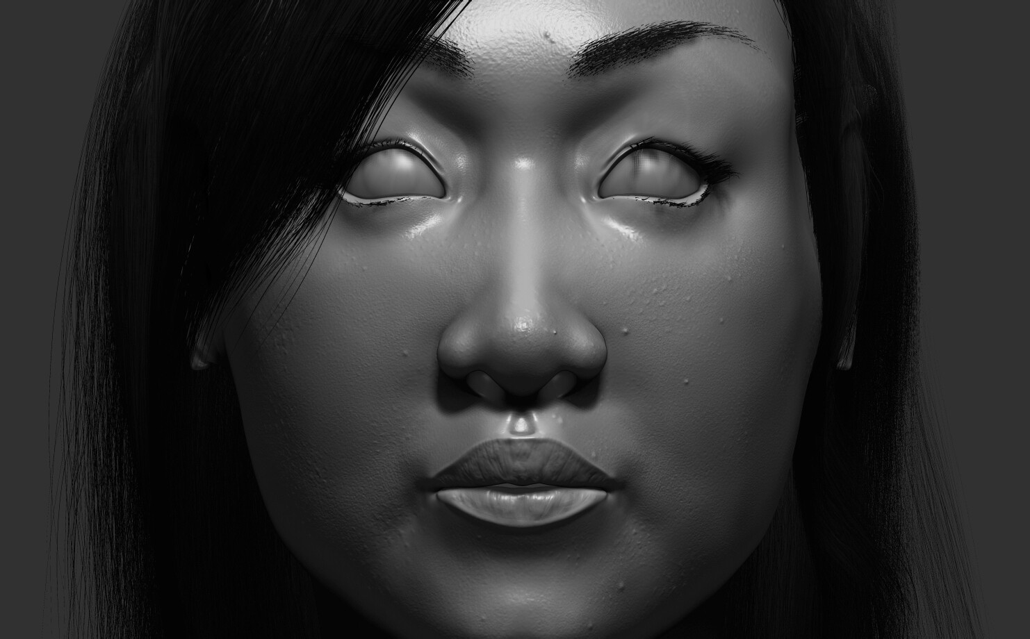 ArtStation - Head Sculpting and Skin Texturing Study