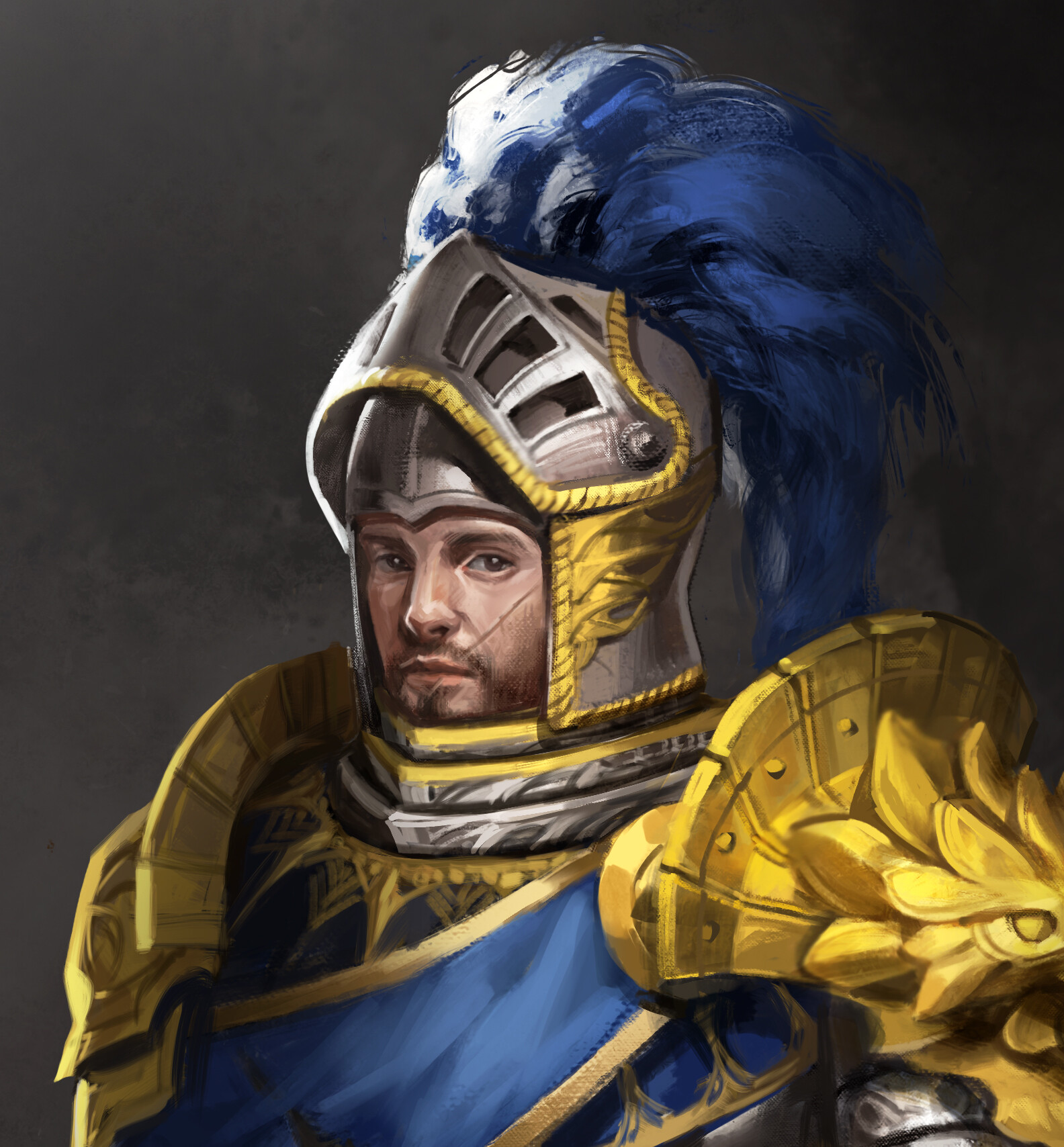 ArtStation - Medieval fantasy art - Knight character concept art