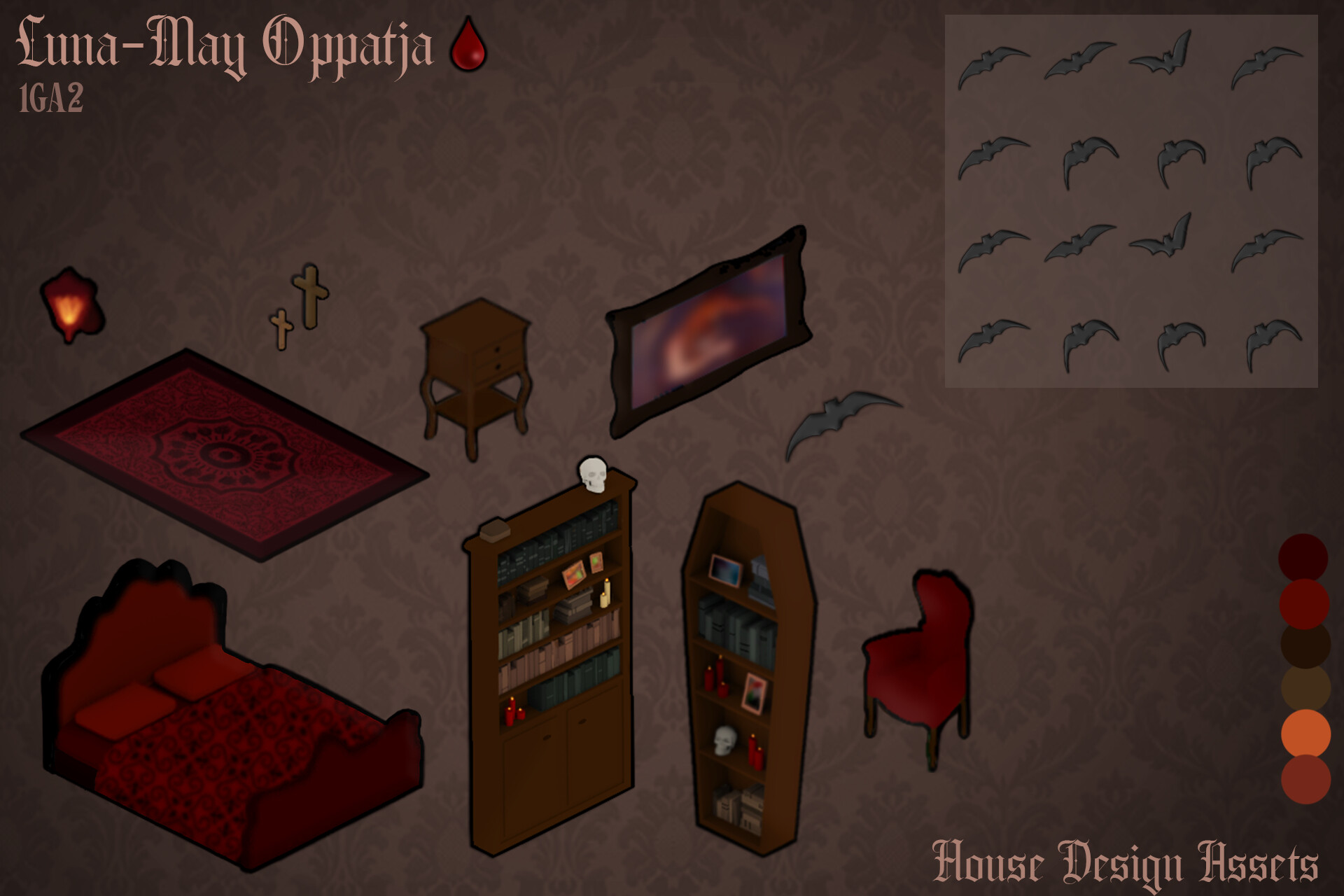 ArtStation - Vampire House Design