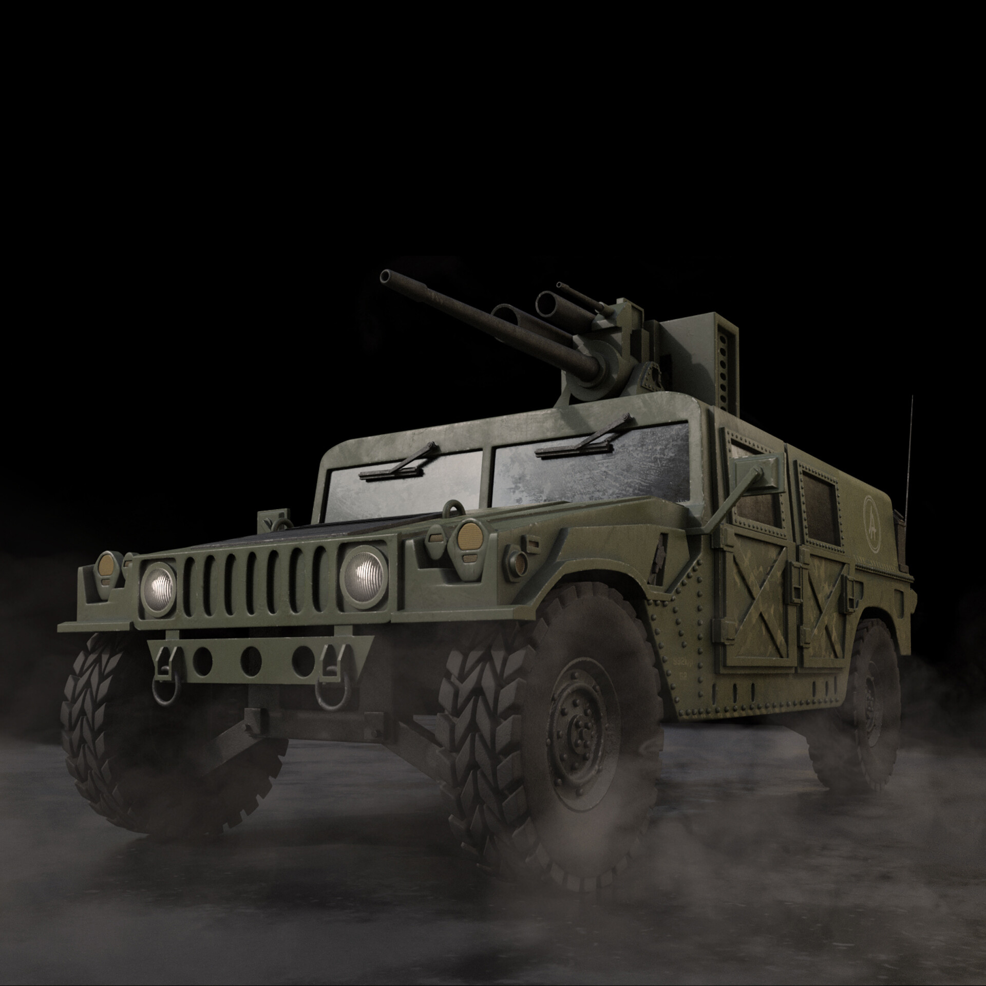 ArtStation - HMMWV_Hummer