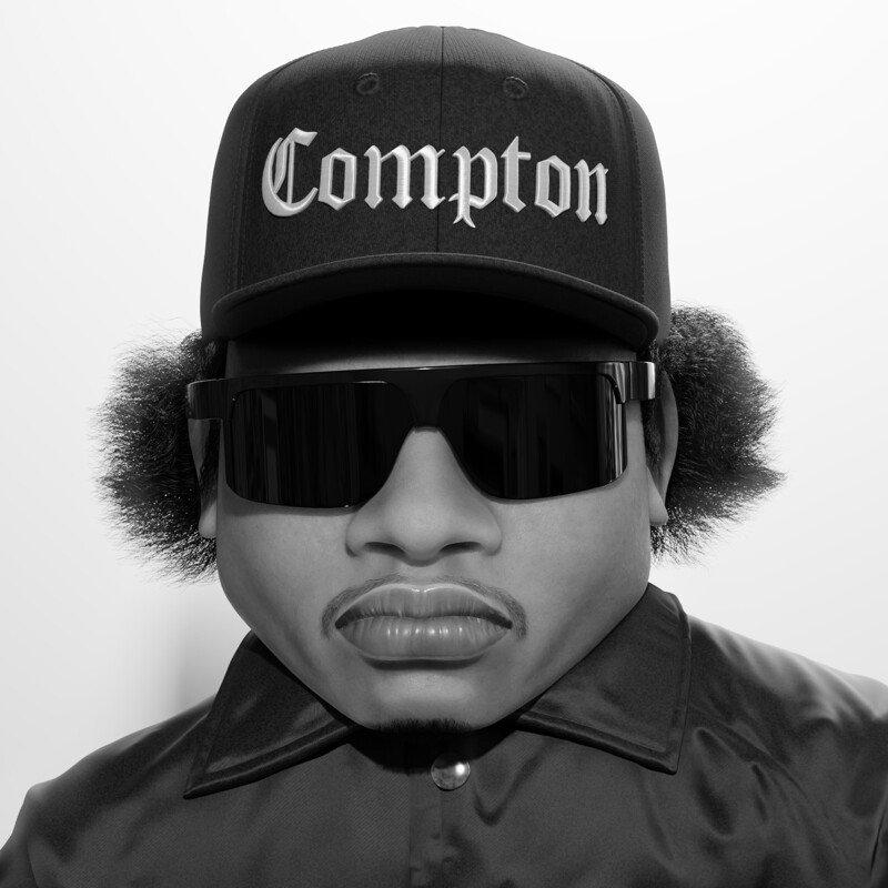 ArtStation - Eazy-E Toon Portrait