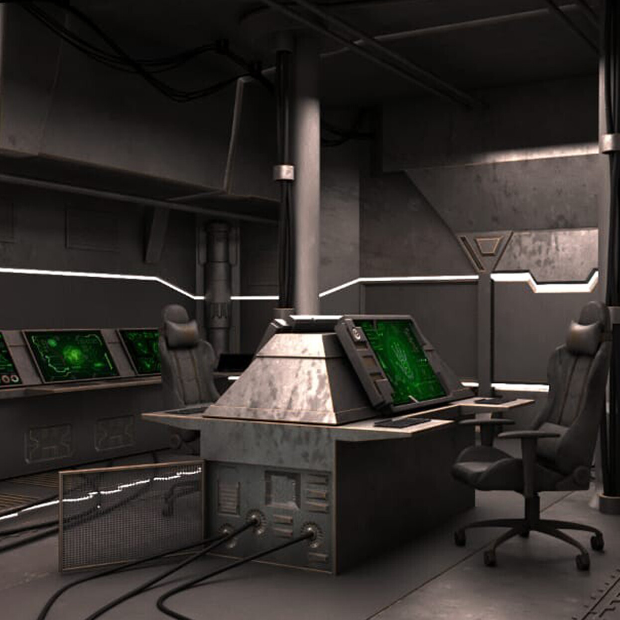 ArtStation - NQB Khalfan ( Animation TV Series 2020) _Control Room