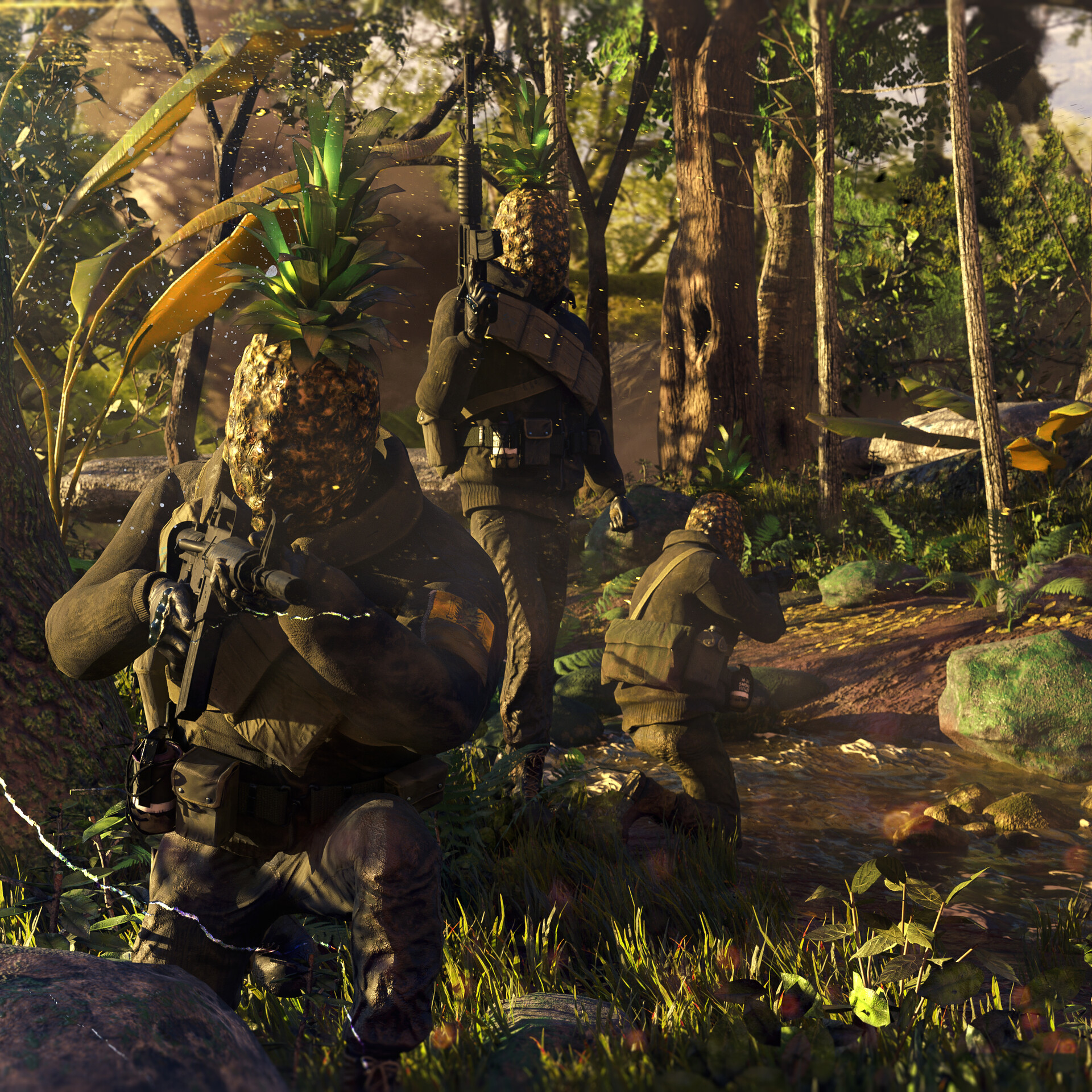 ArtStation - Pineapple dudes