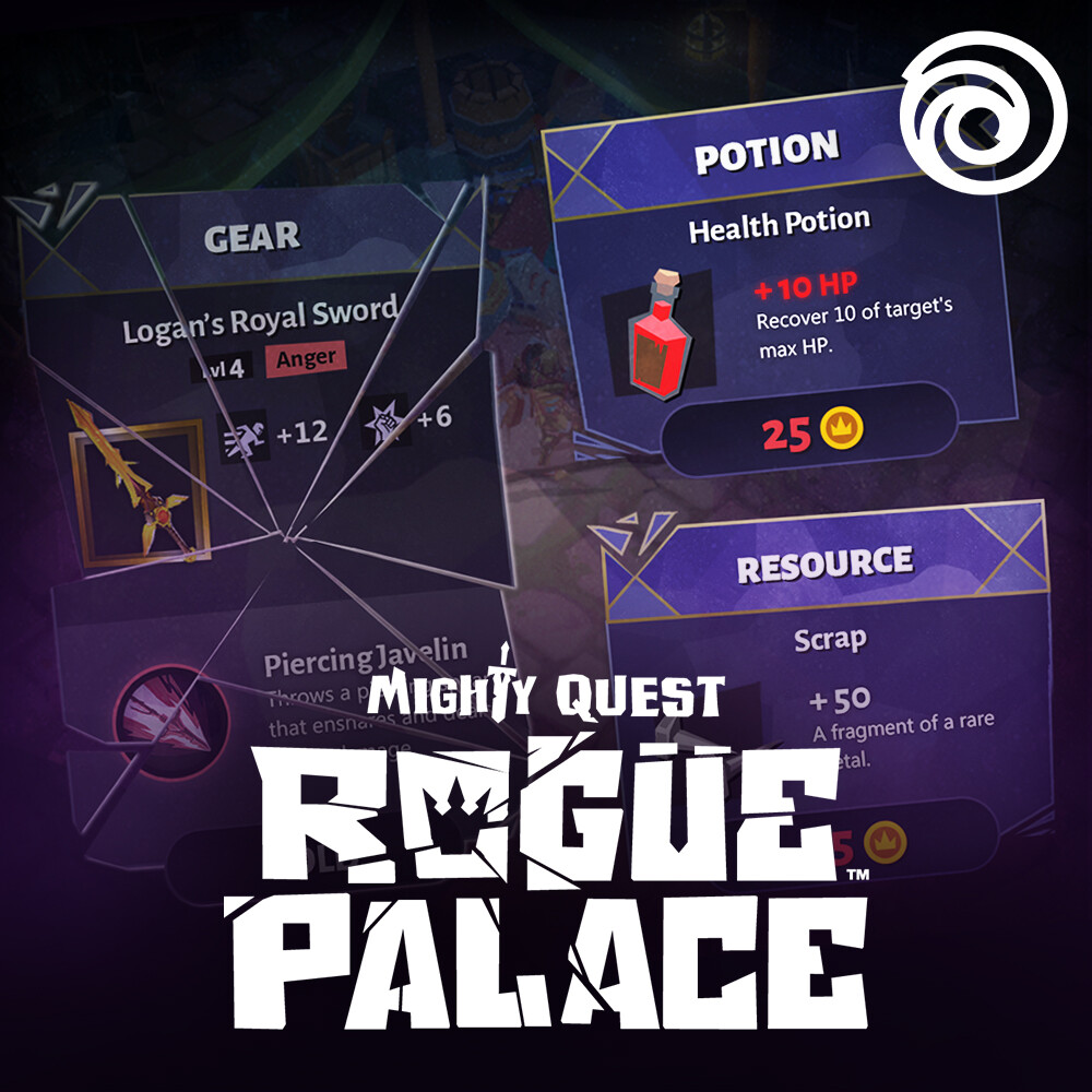 ArtStation - Mighty Quest Rogue Palace - UI