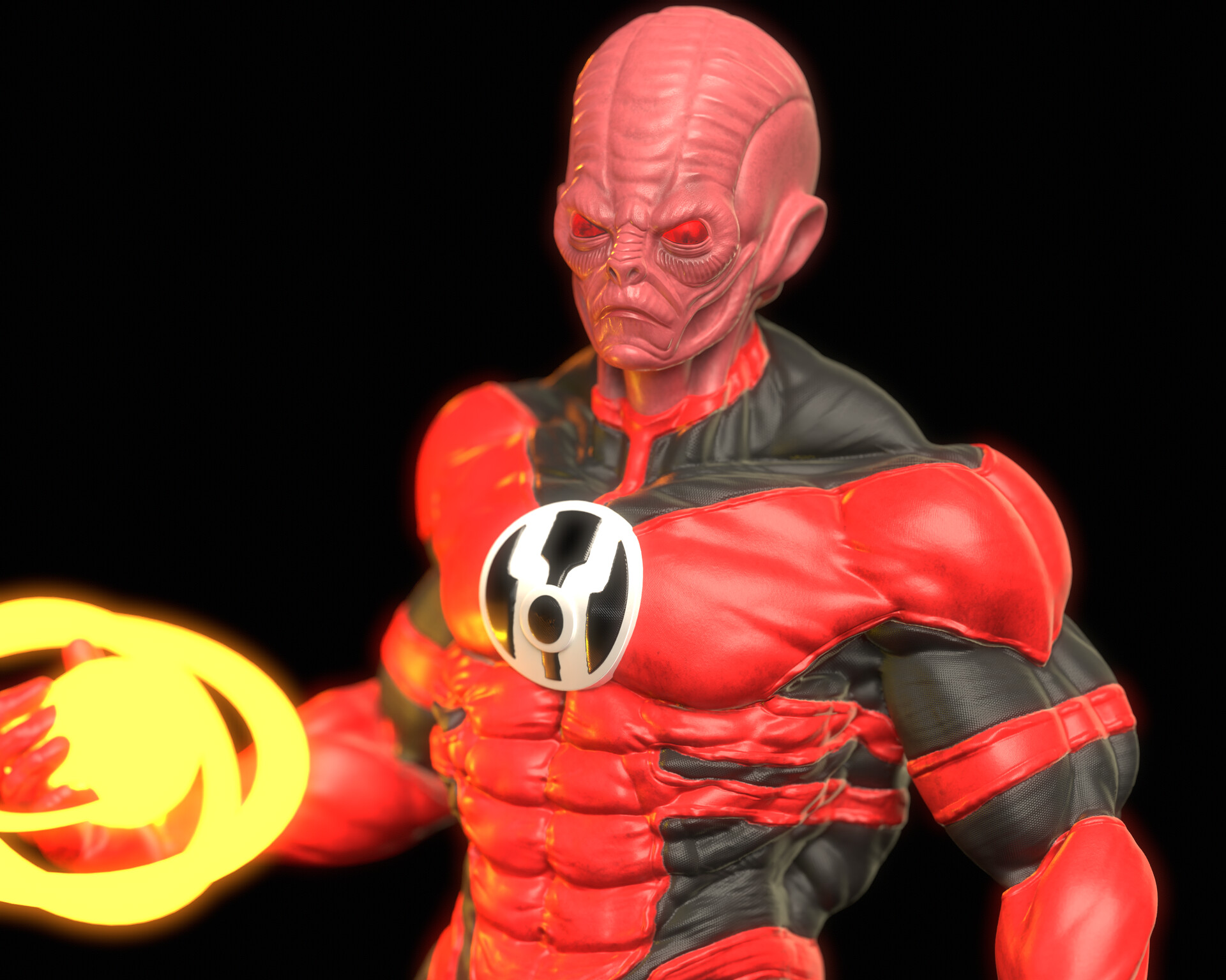 ArtStation - Red Lantern Concept - Game Art (Realtime)