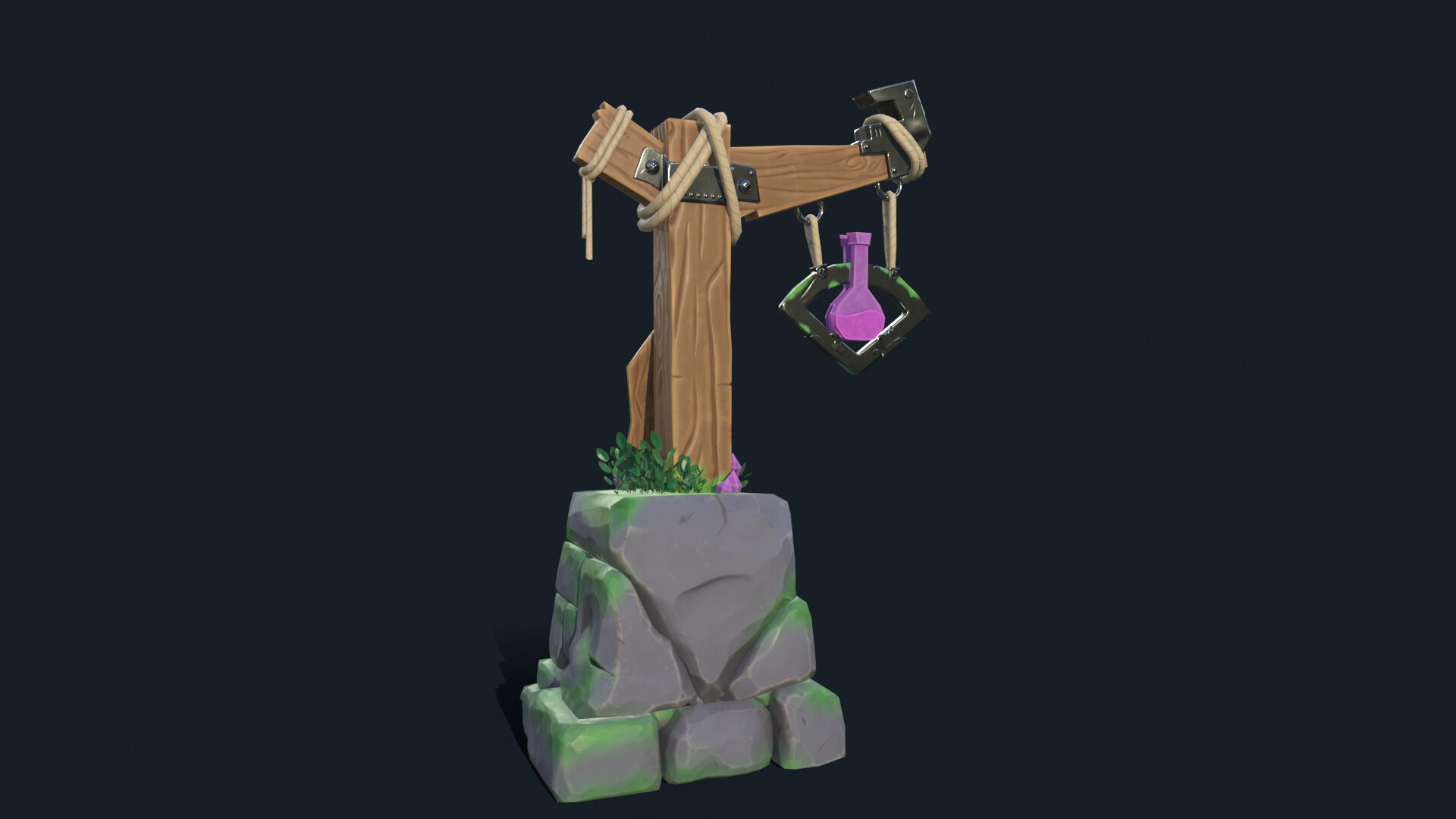 ArtStation - Potion Sign 3D Model
