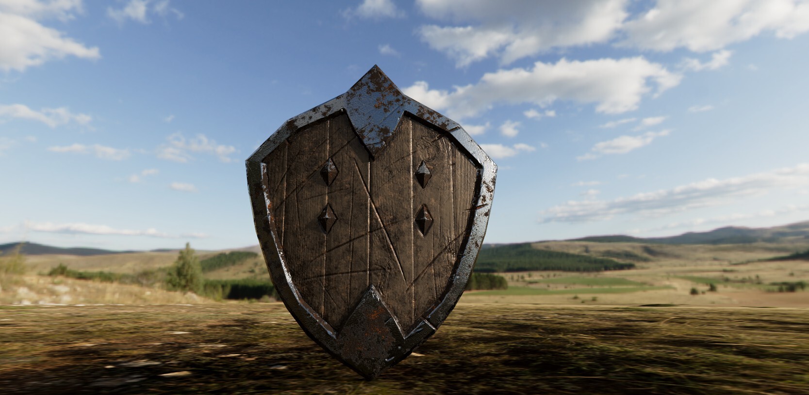 ArtStation - Old Shield