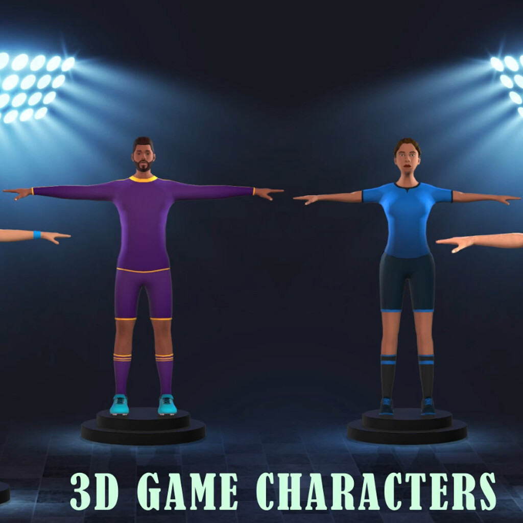 ArtStation - 3d Sports game character