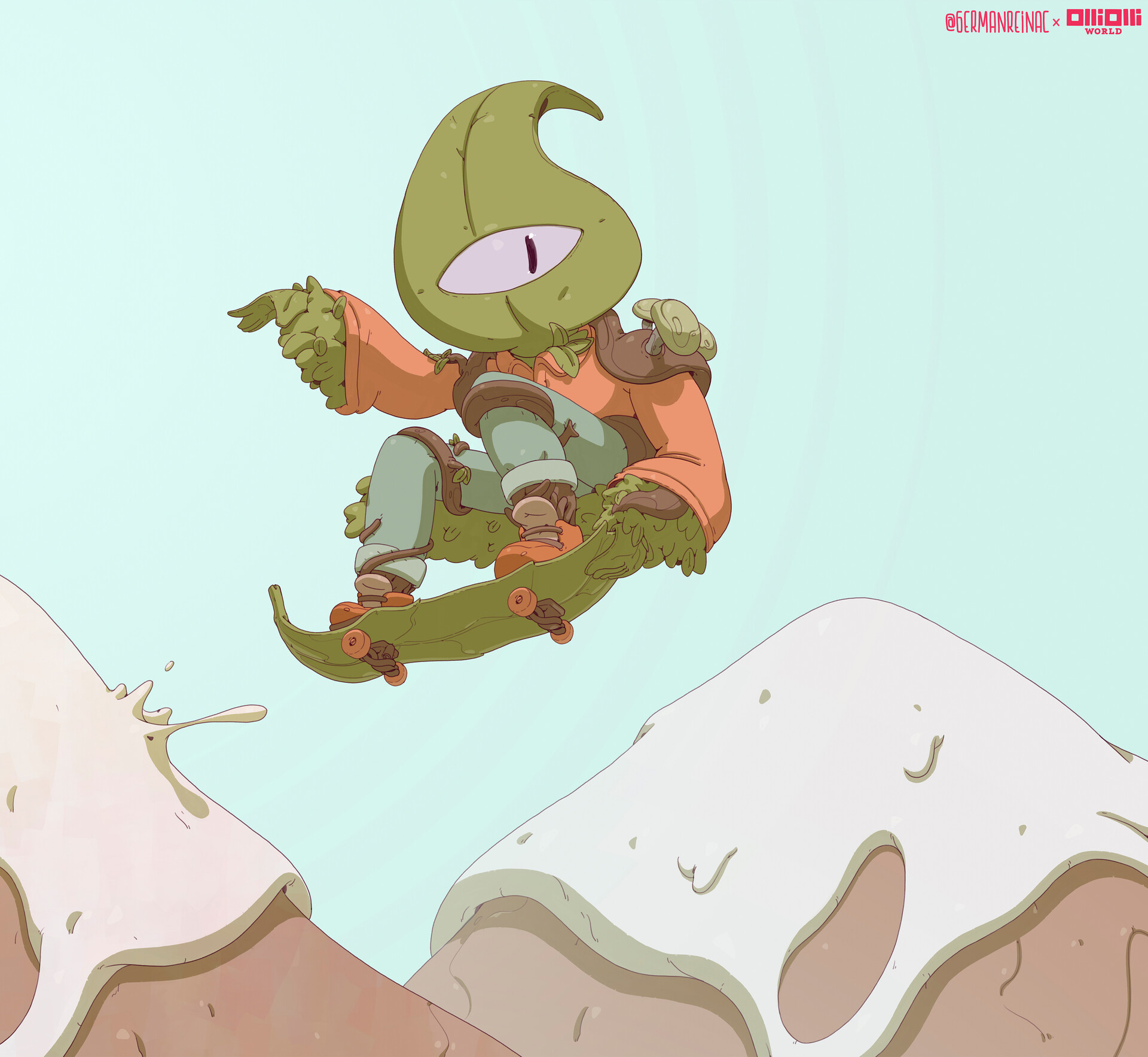 ArtStation - OlliOlli World - Character Design Flora! 🍃