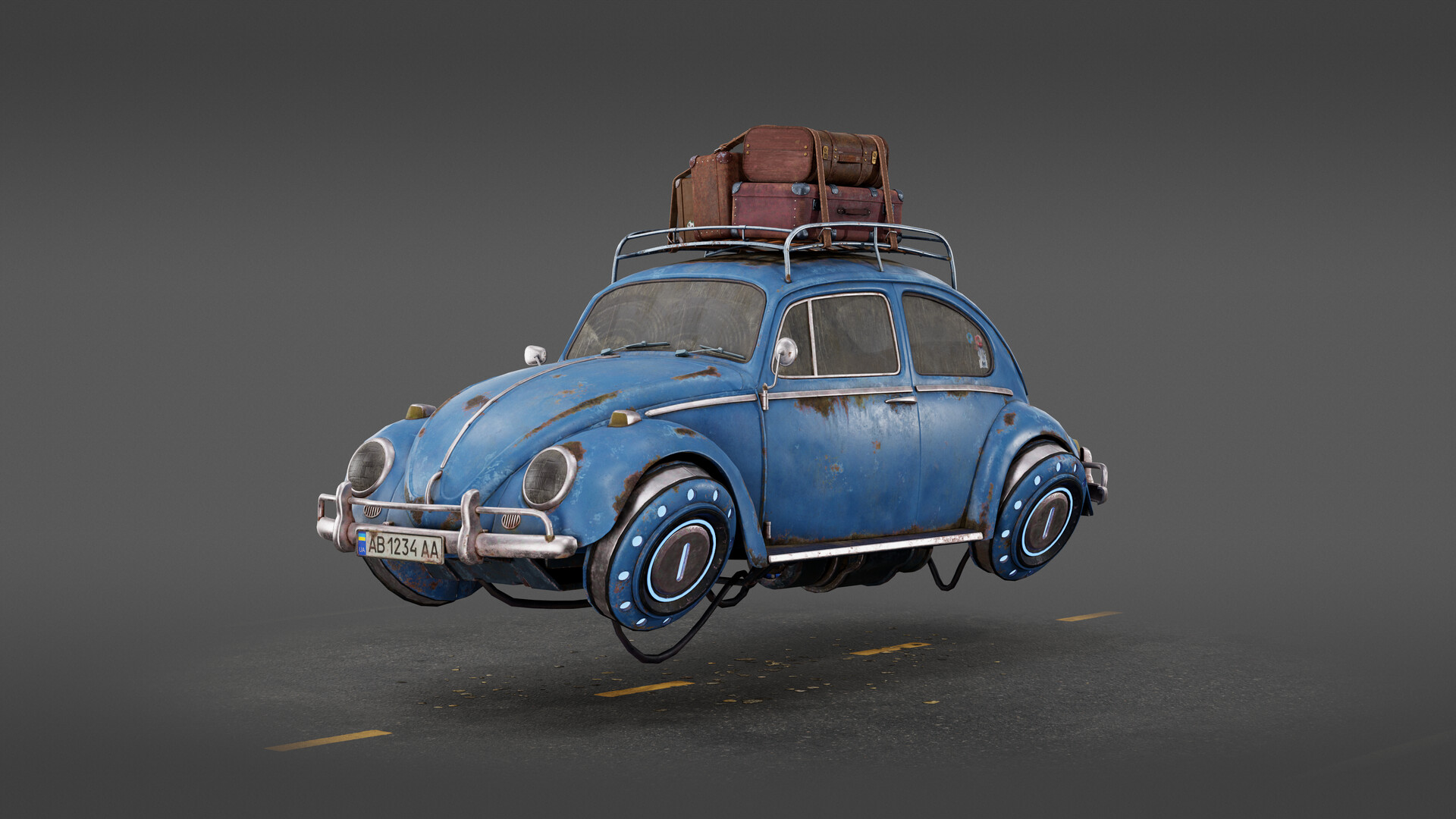ArtStation - Volswagen Beetle