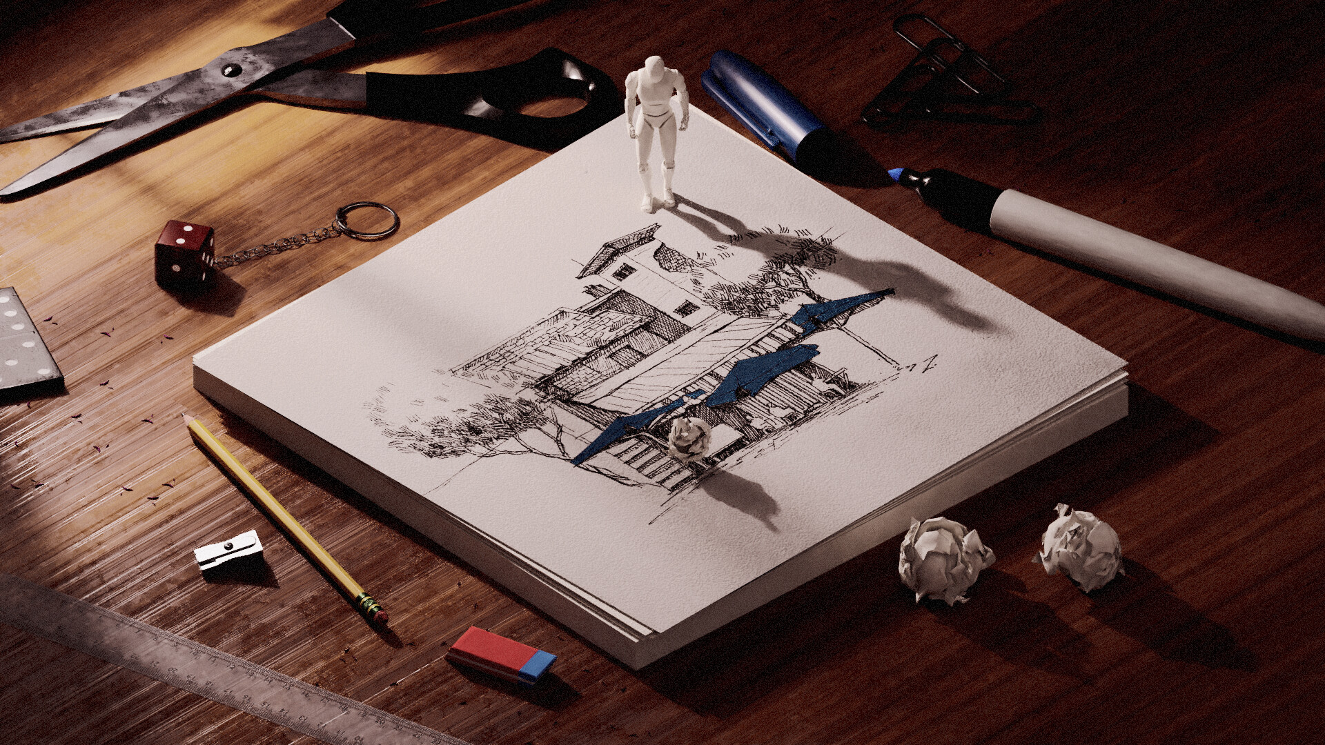 ArtStation - The Paper Man