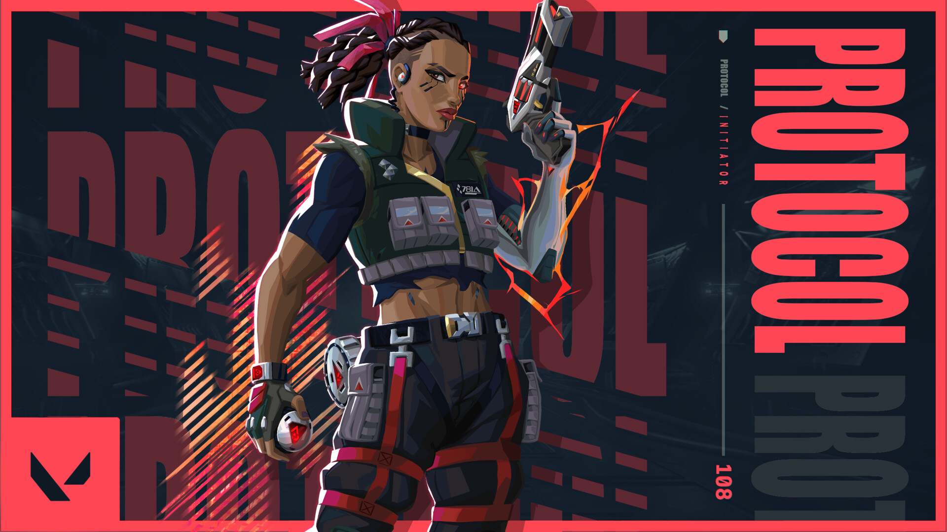 ArtStation - Valorant Fan Art AGENT - " PROTOCOL"