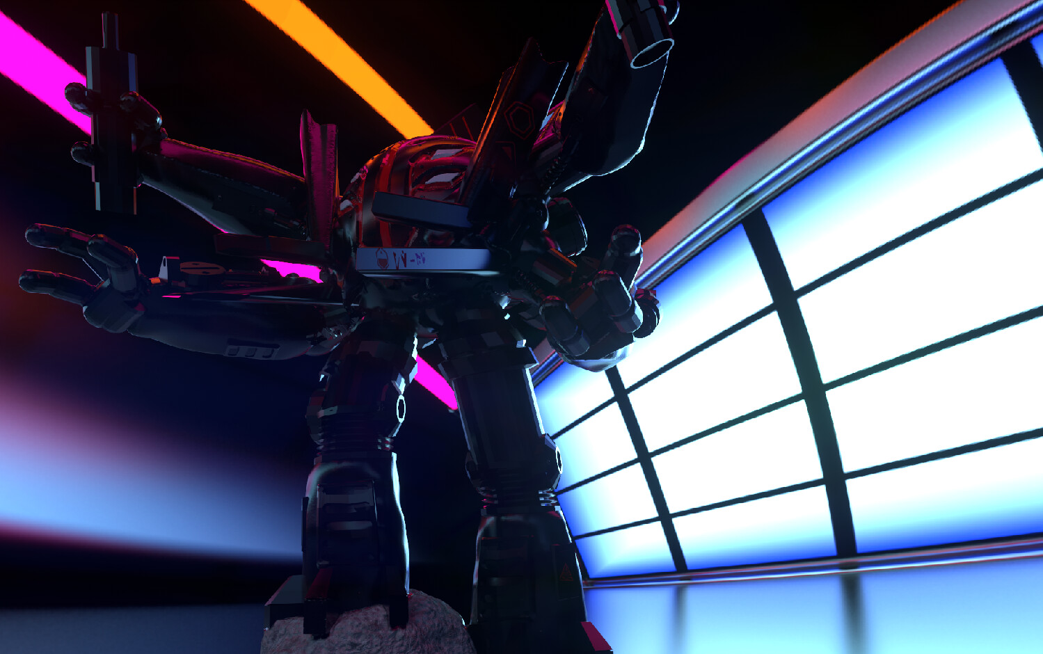 ArtStation - Overlay Mech Models