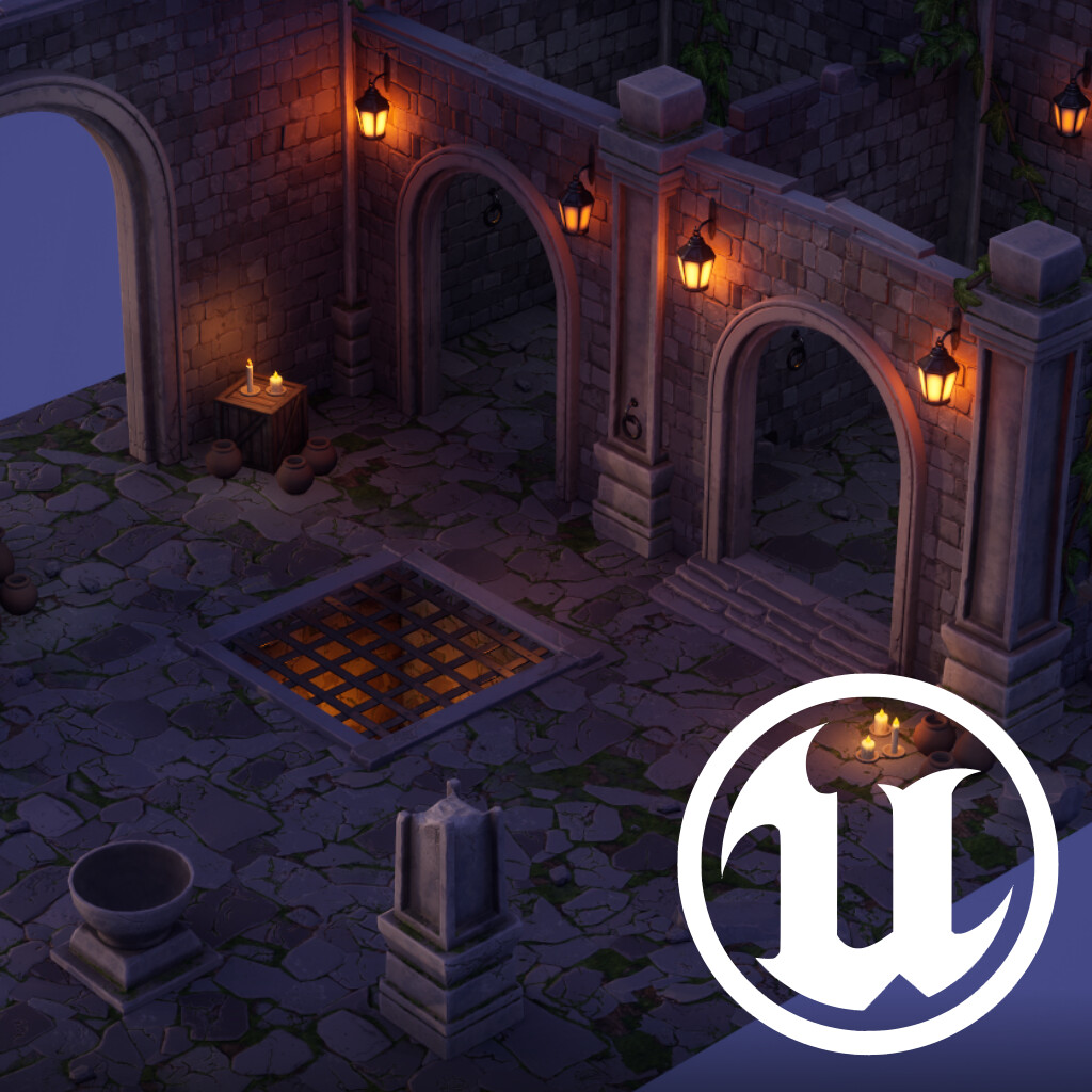 ArtStation - Stylized Dungeon Kit