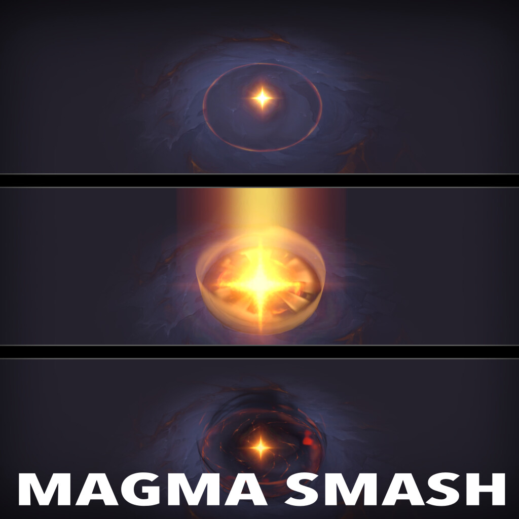 ArtStation - MAGMA SMASH VFX