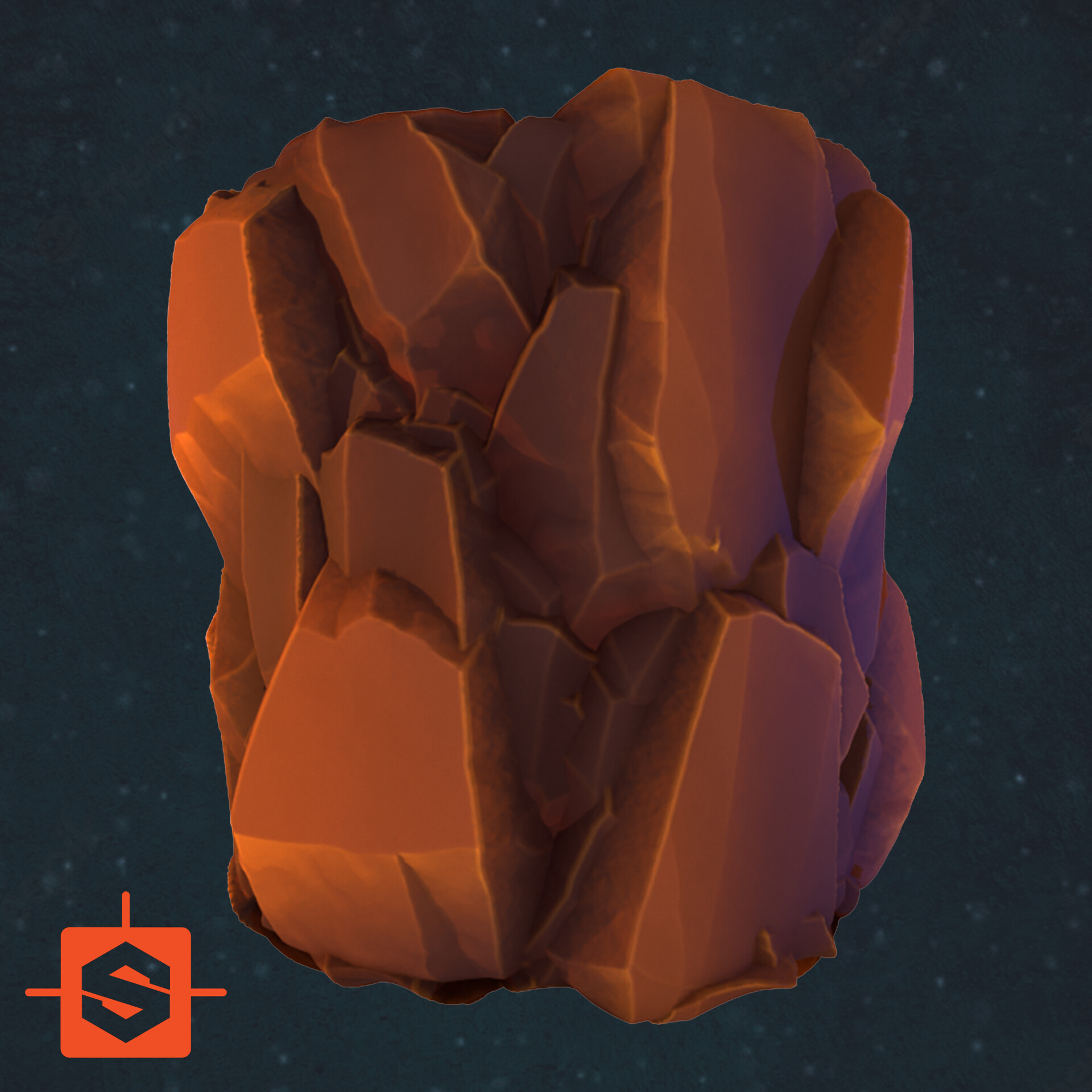 ArtStation - Stylized Cliff
