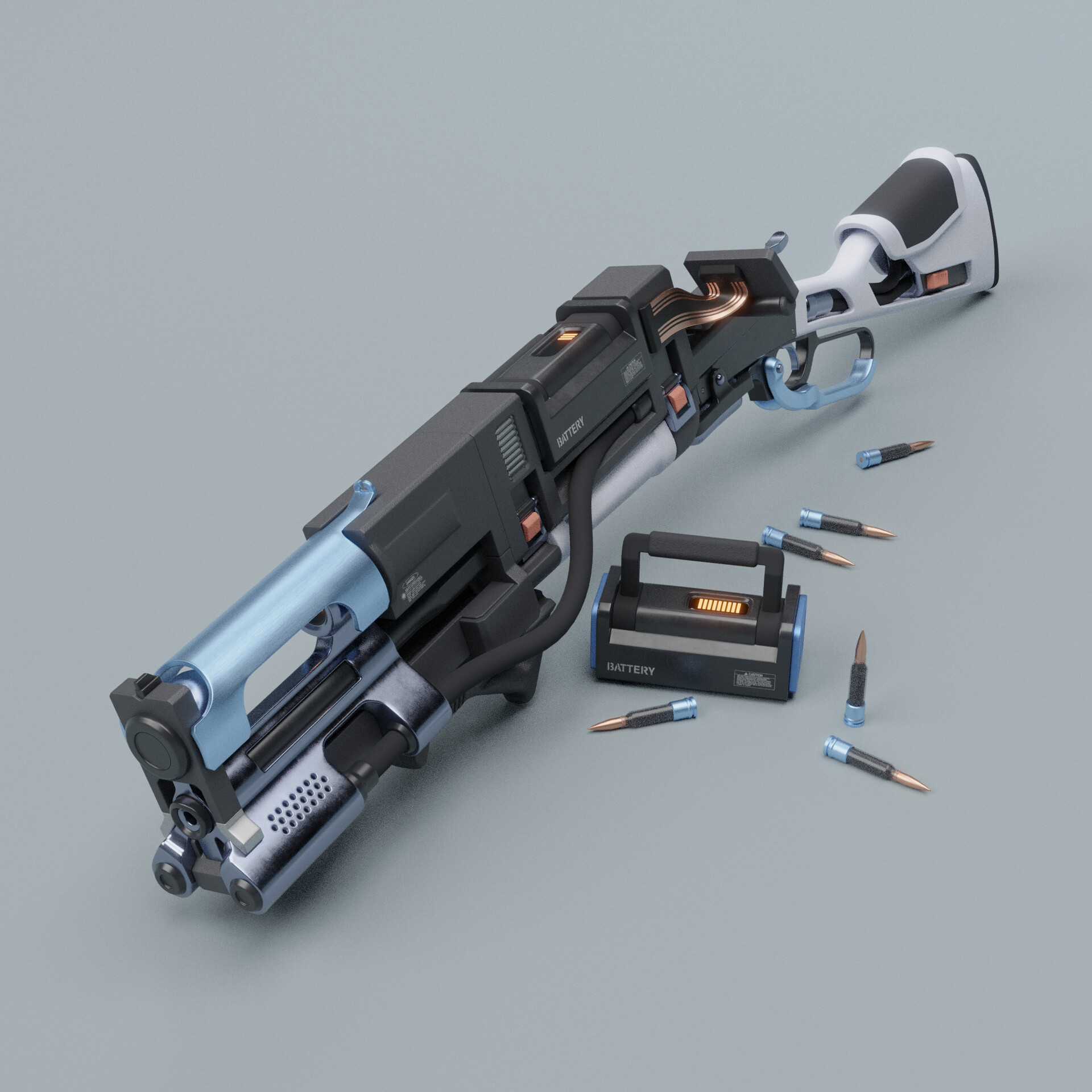 ArtStation - Prototype_Rifle_1