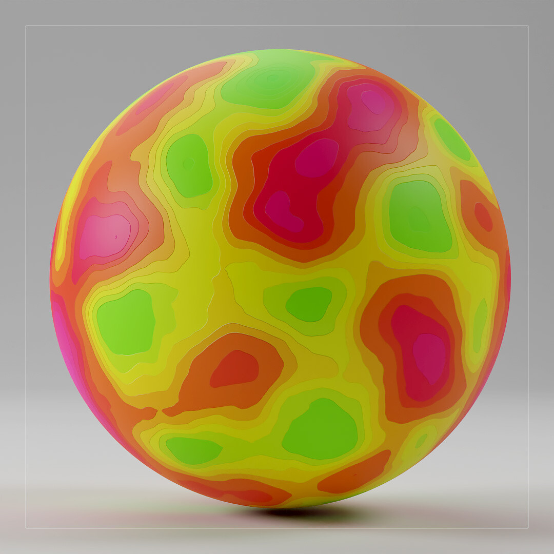 Blender Bite Size - PROCEDURAL MOCK TOPOGRPAHY MATERIAL FOR BLENDER