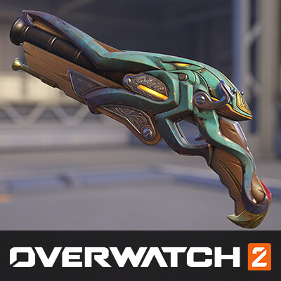 ArtStation - OVERWATCH 2 - Reaper 'Cursed Captain' weapon skin