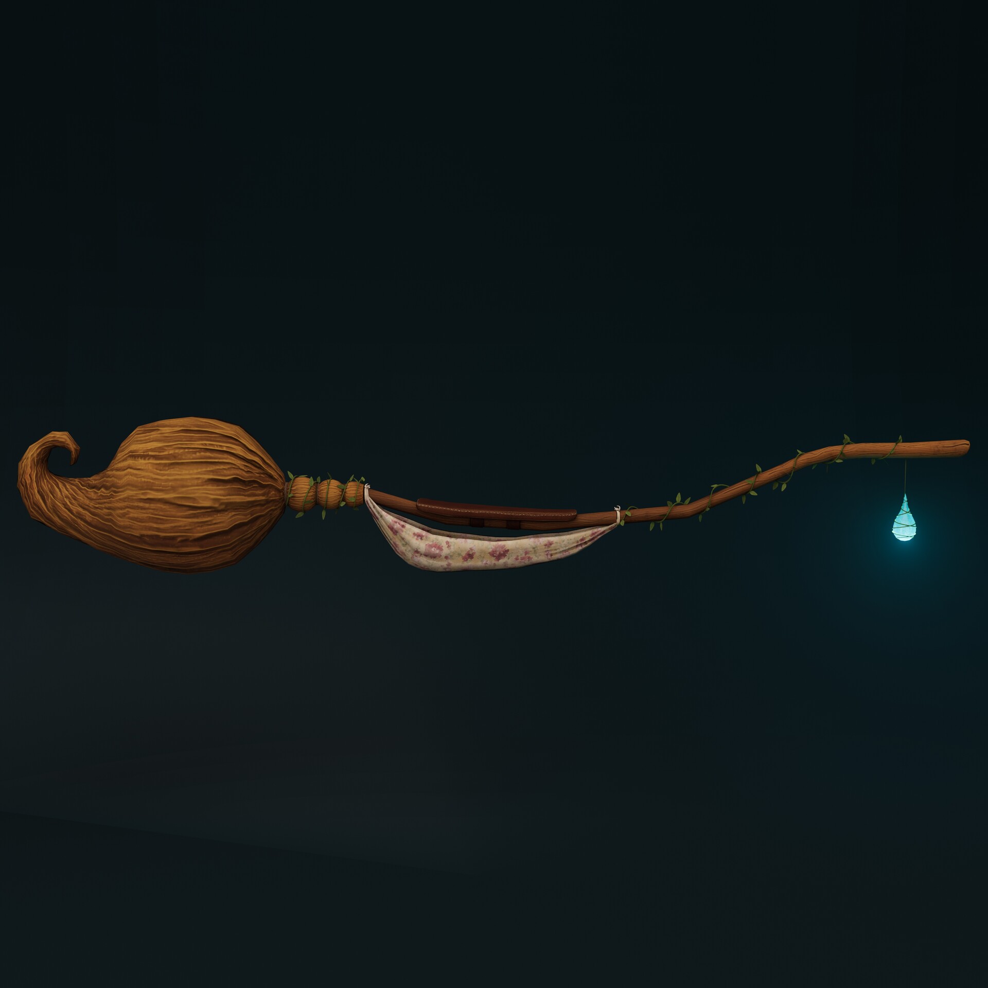 ArtStation - The Forager's Broom - Stylized Broom Prop
