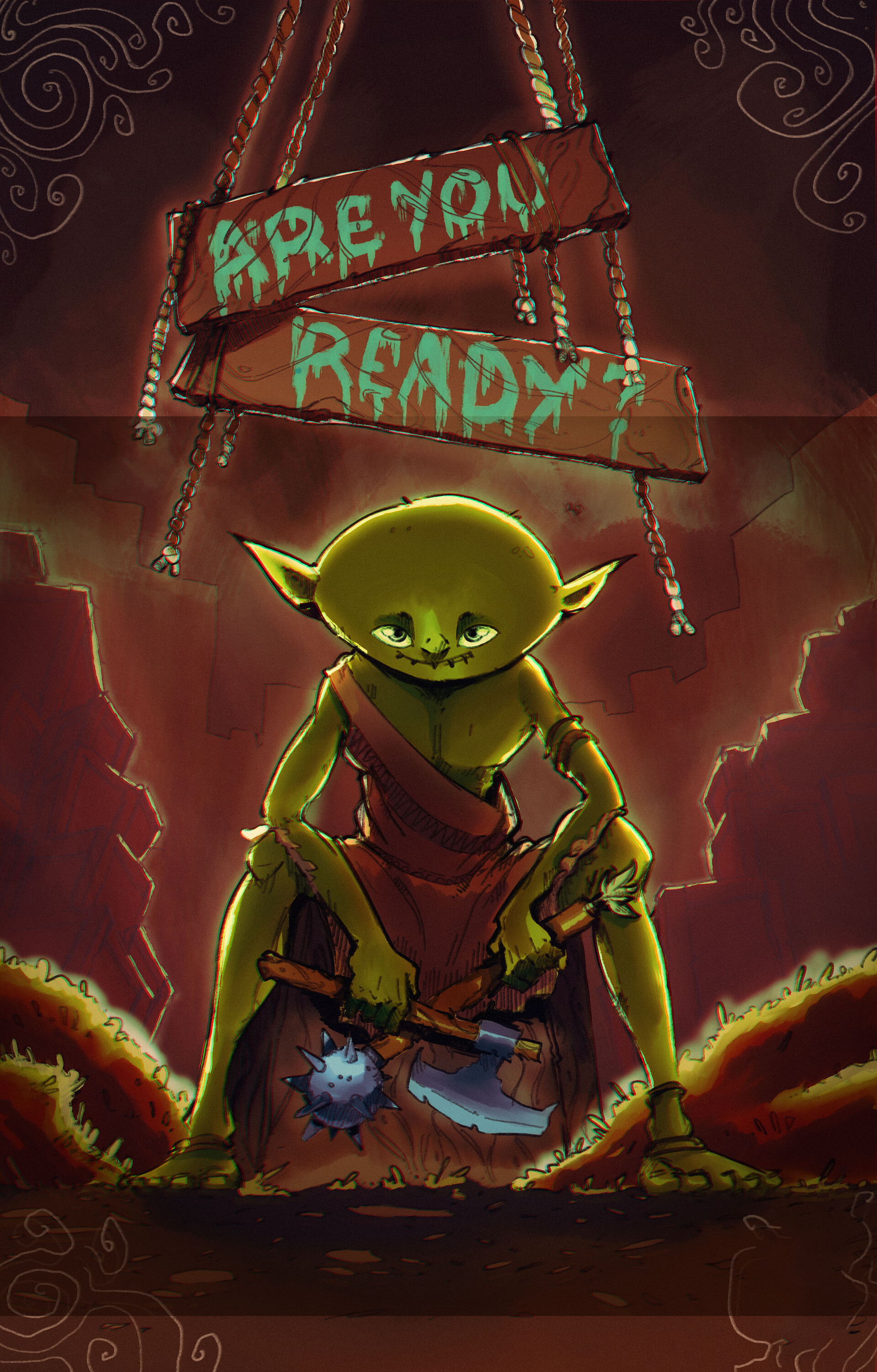 ArtStation - The Goblin Fighter