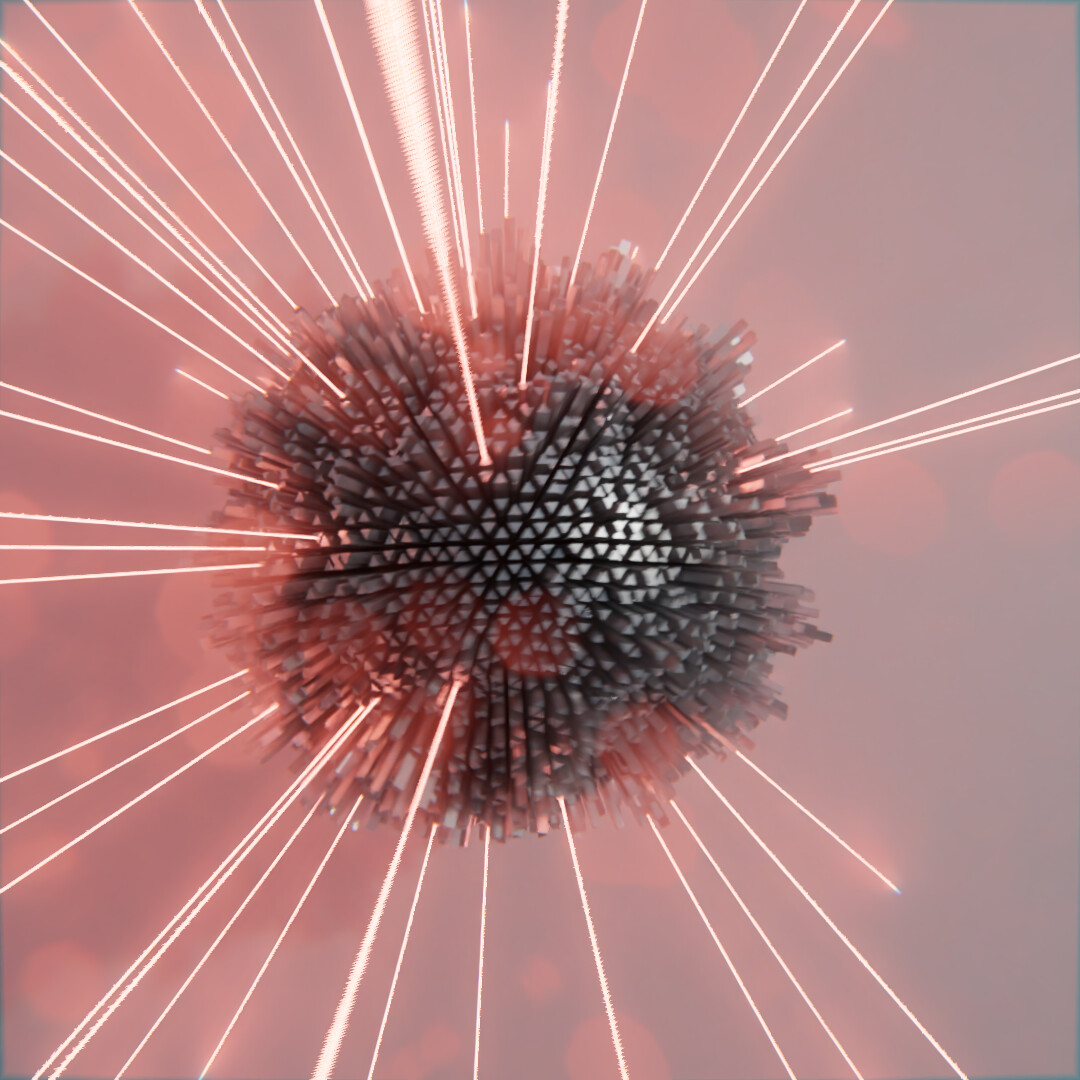 ArtStation - Procedural Abstract Ball animation|Motion Graphic