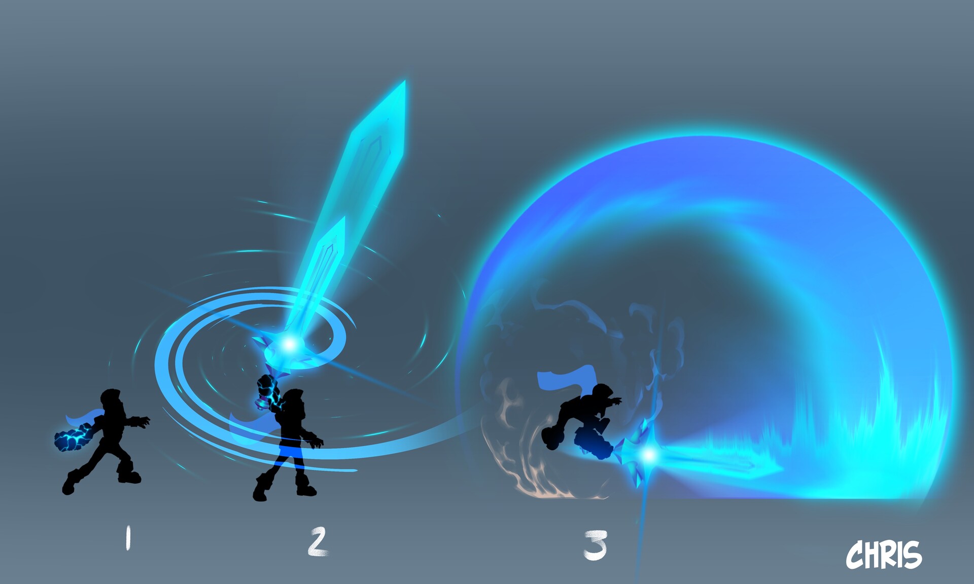 ArtStation - Skills VFX Concept Art #2 Magic Battle Arena