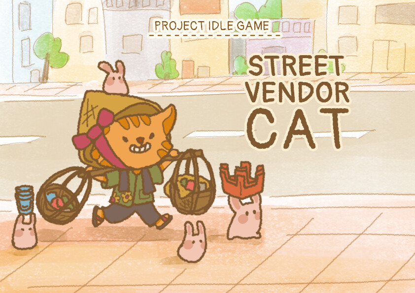 ArtStation - UI game design: Street Vendor Cat.
