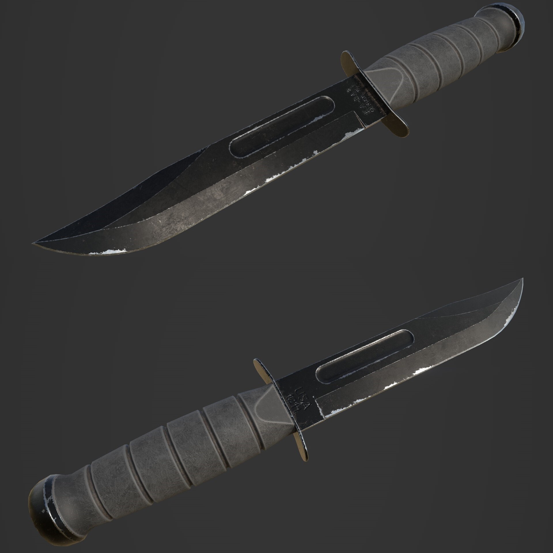 ArtStation - Combat Knife (KA-BAR)