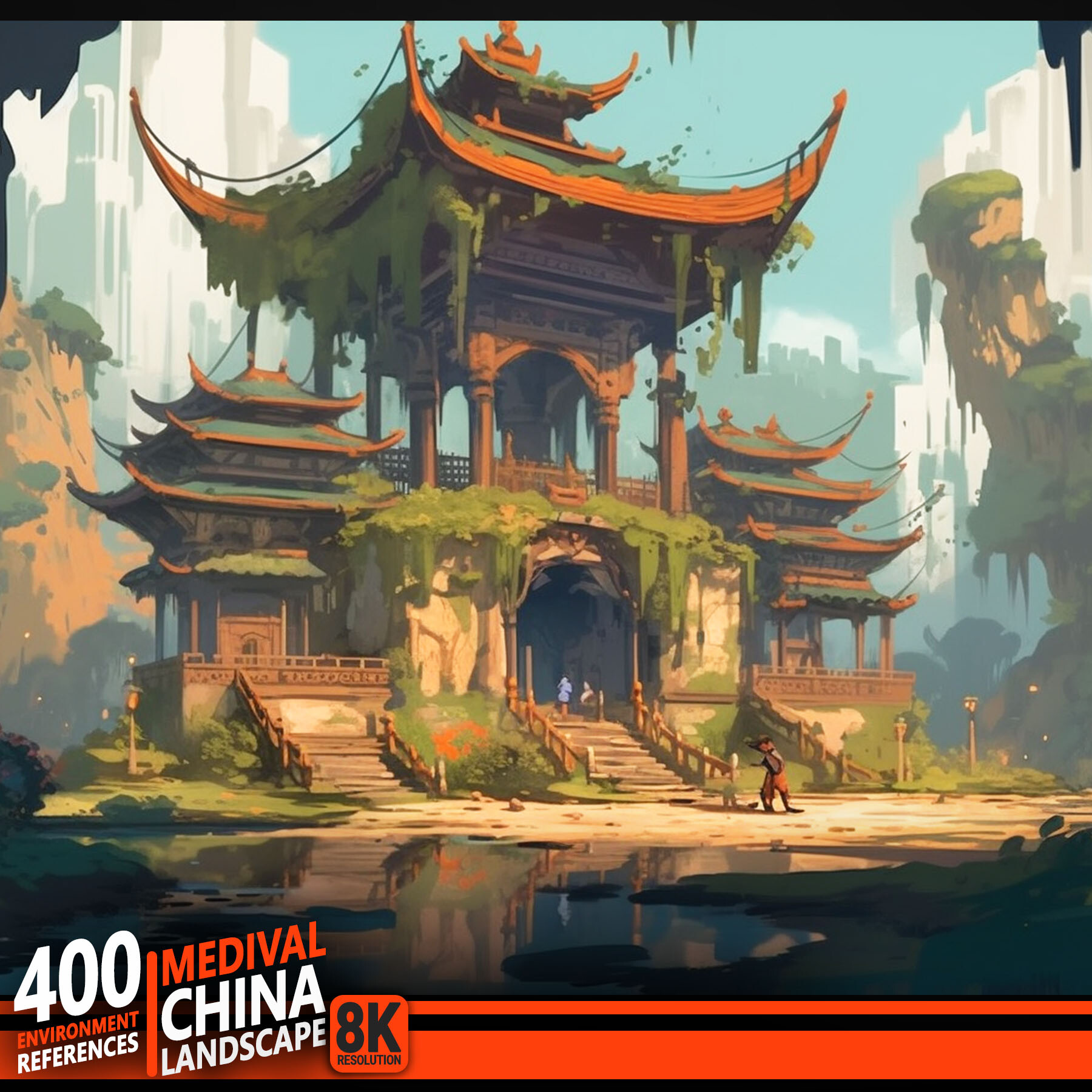 ArtStation - 400 Medival China Landscape - Environment References | 8K ...