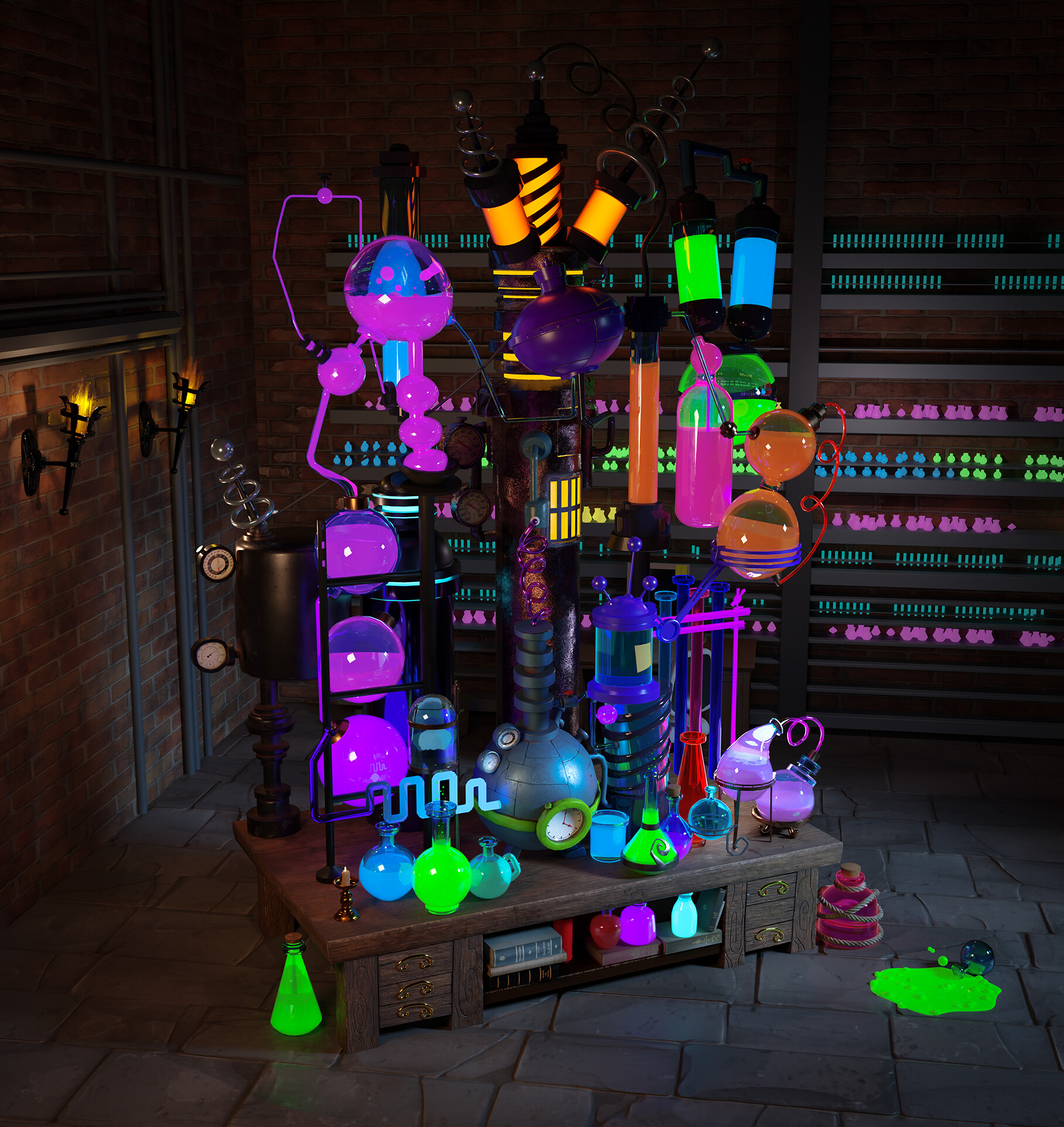 ArtStation - Potion Laboratory