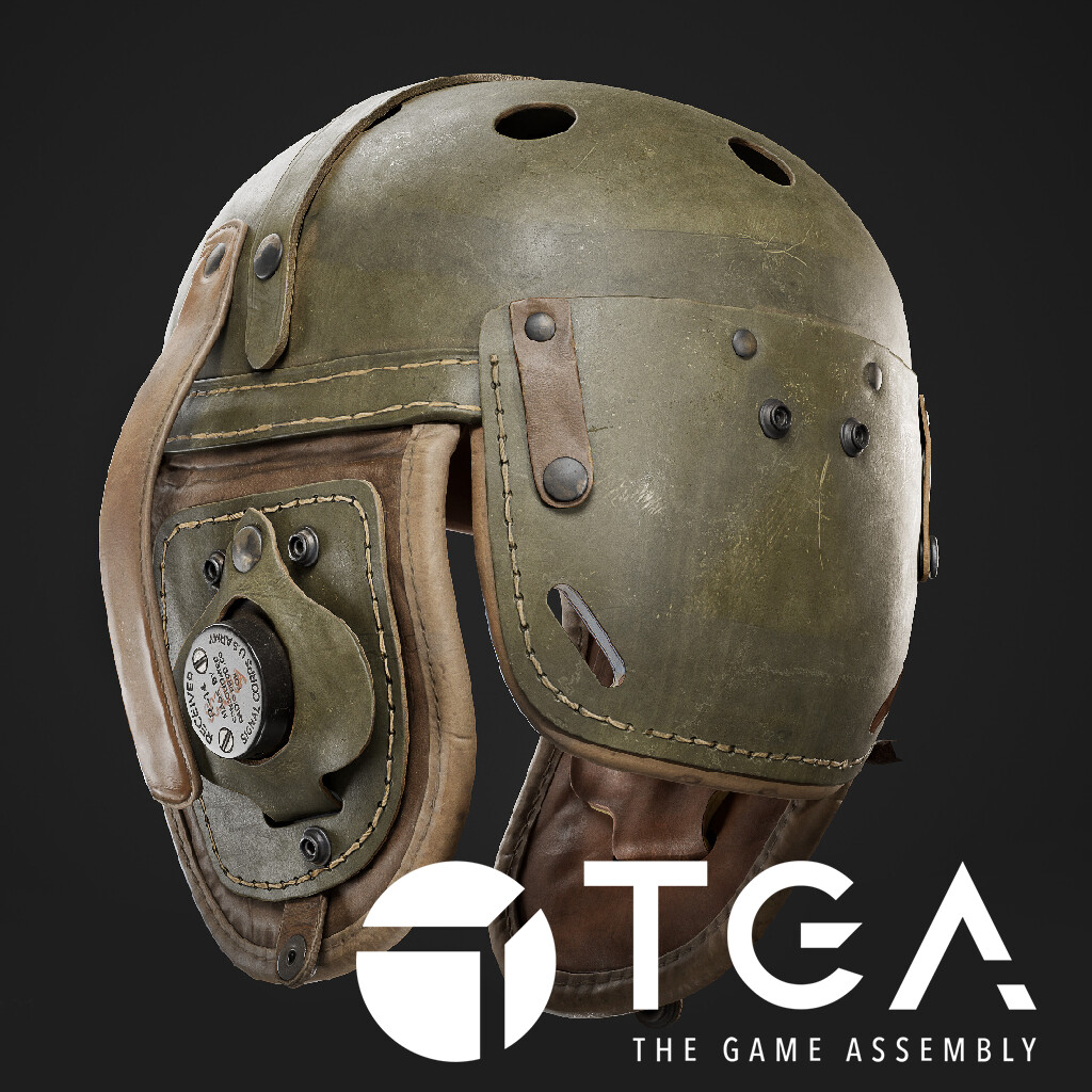 ArtStation - M38 Tank Helmet