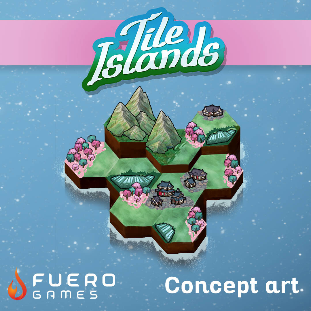 ArtStation - Tile Islands - Concept art & textures (Japan)