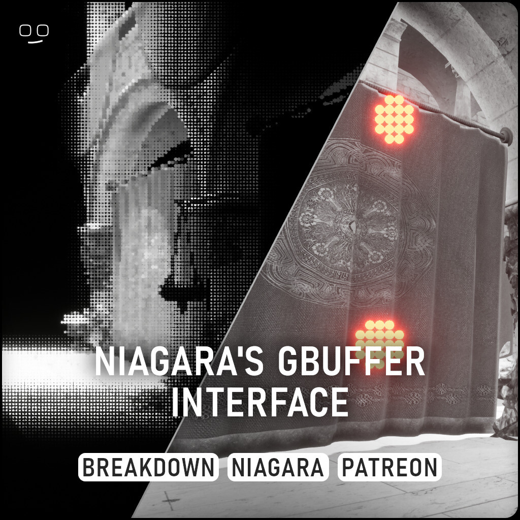 ArtStation - Unreal Engine Breakdown - Niagara's GBuffer Interface