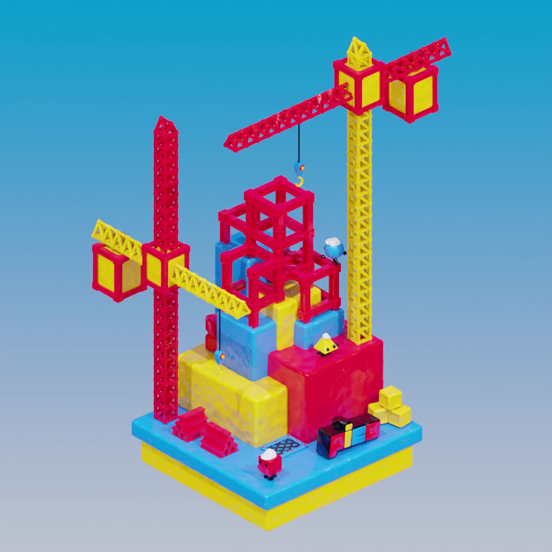 ArtStation - Pico tower construction