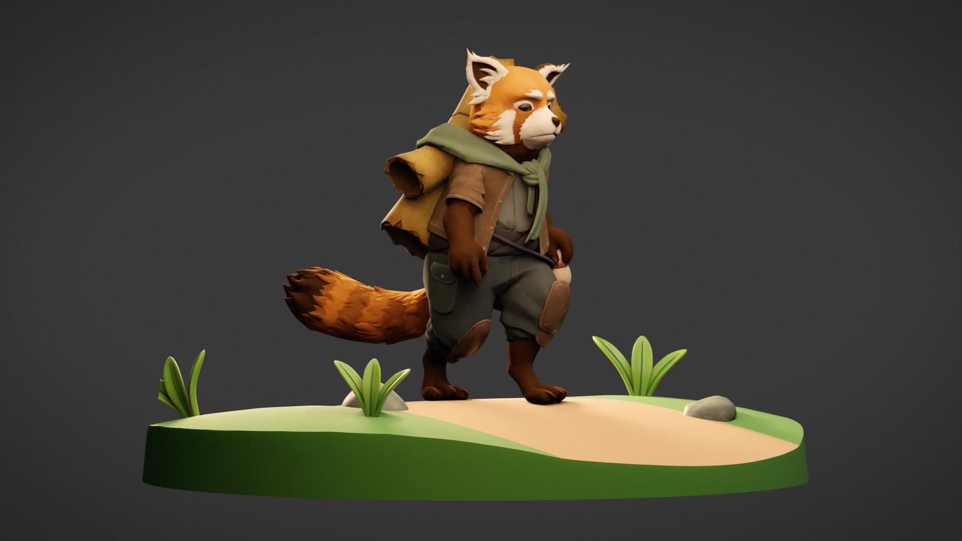 ArtStation - Walk Cycle exercise (Baqir Rig)