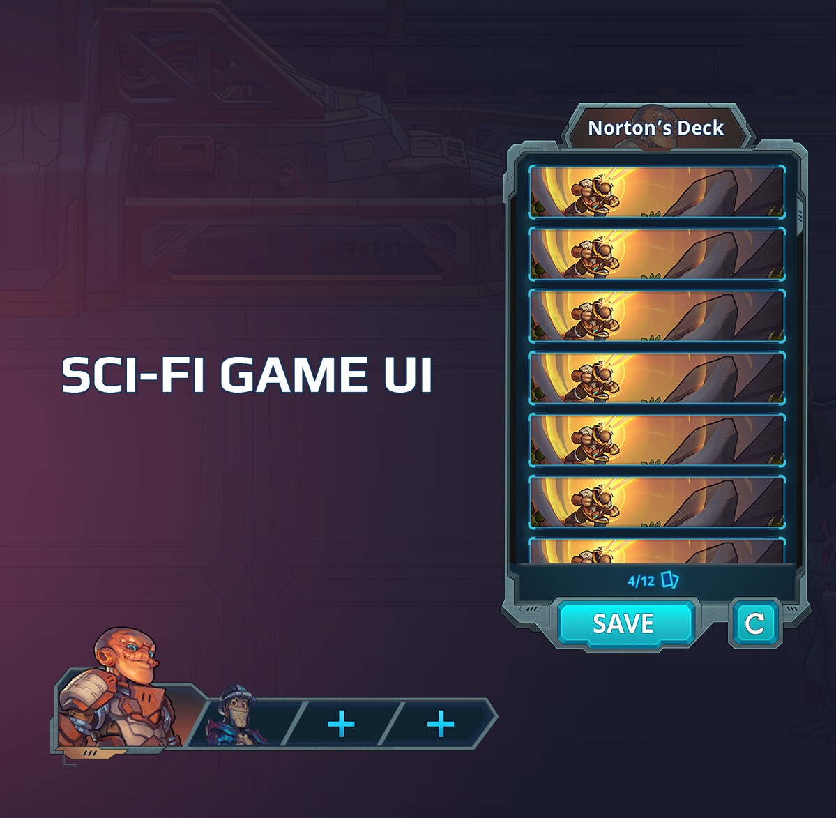 ArtStation - SCI-FI Game UI
