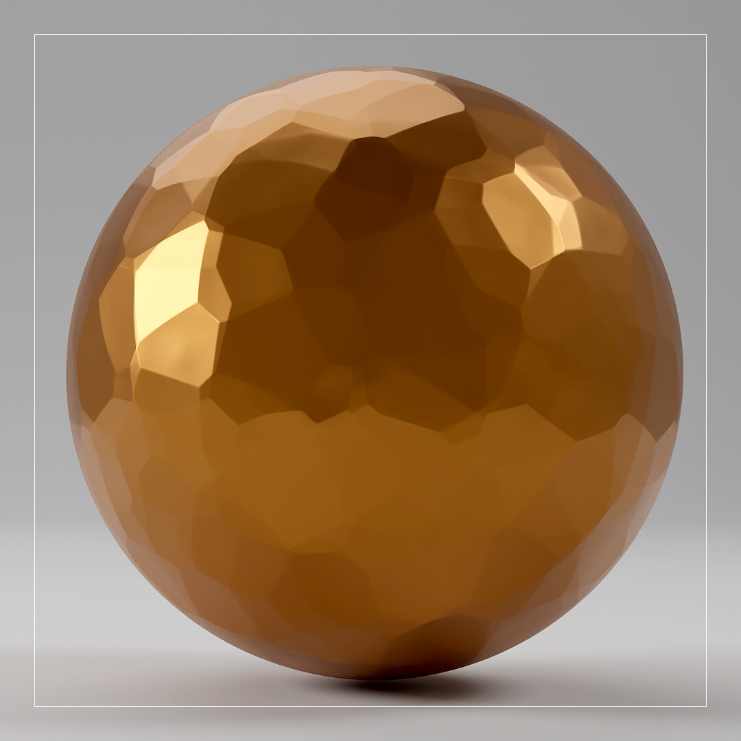 ArtStation - PROCEDURAL FORGED METAL MATERIAL FOR BLENDER