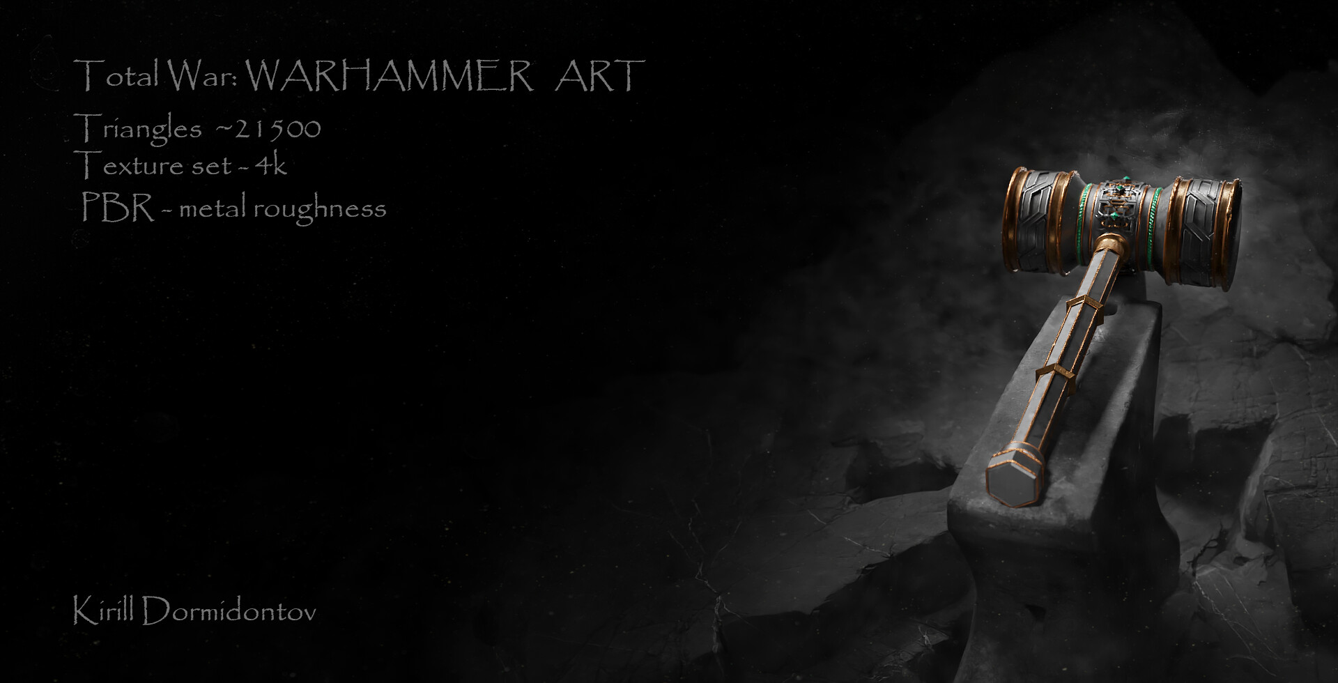 ArtStation - Dwarf Hammer - Warhammer: Total war