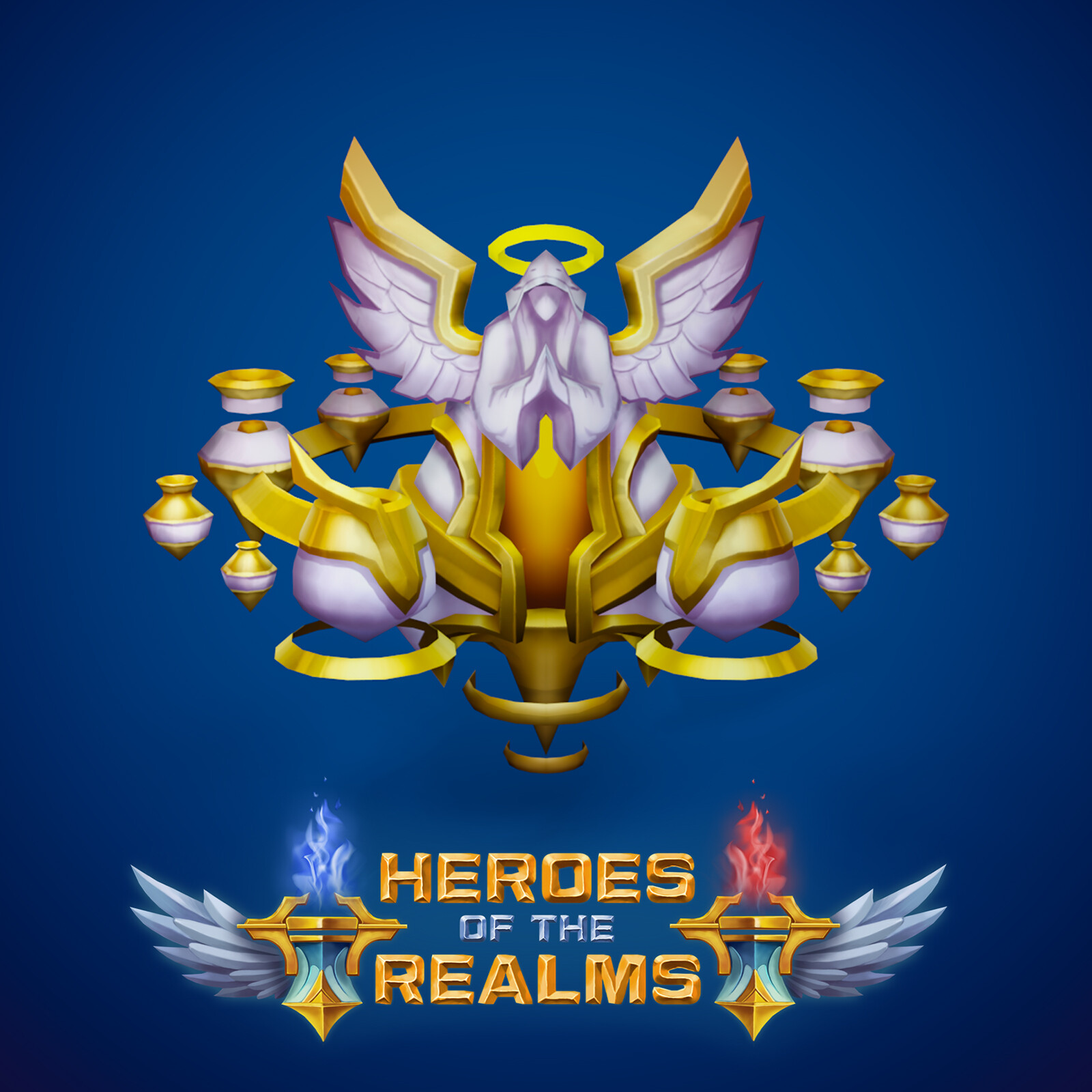 ArtStation - Celestials castle - Heroes of the Realms