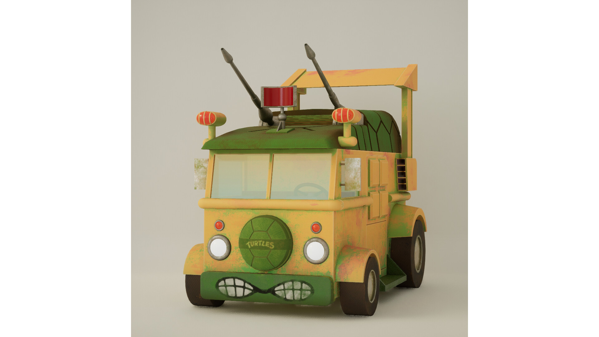 ArtStation - Game Asset: Turtle Van